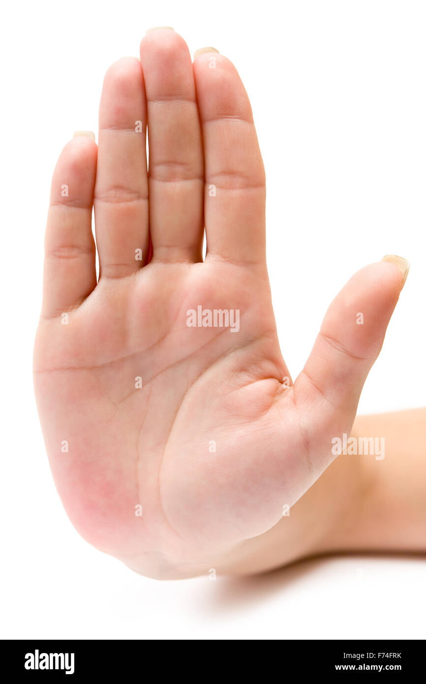 Stopping signal Cut Out Stock Images & Pictures - Alamy