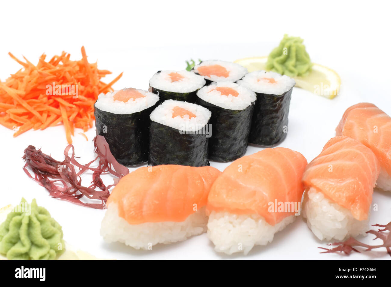 Set of salmon fish hi-res stock photography and images - Alamy