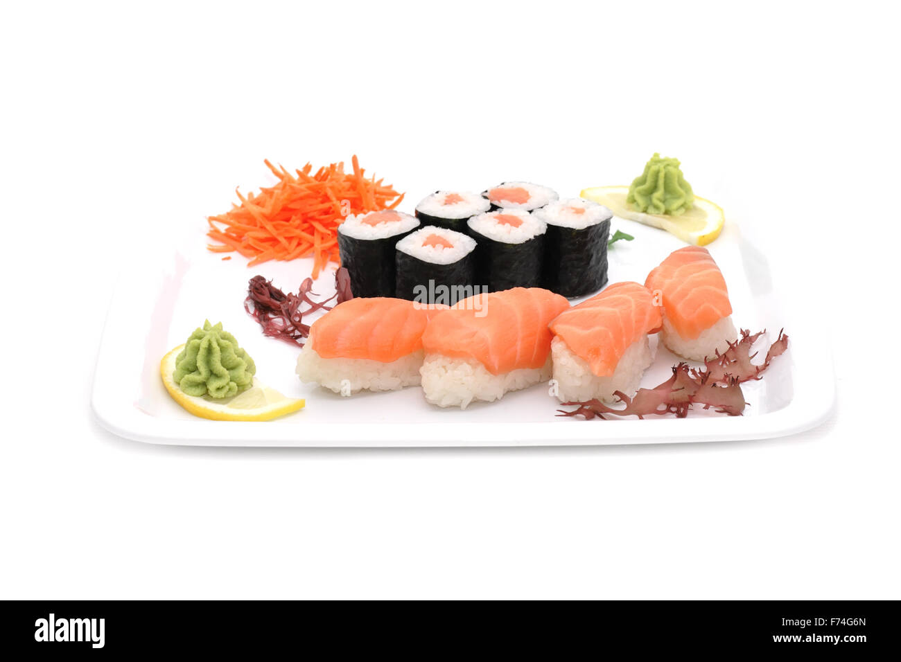 Set salmon hi-res stock photography and images - Alamy