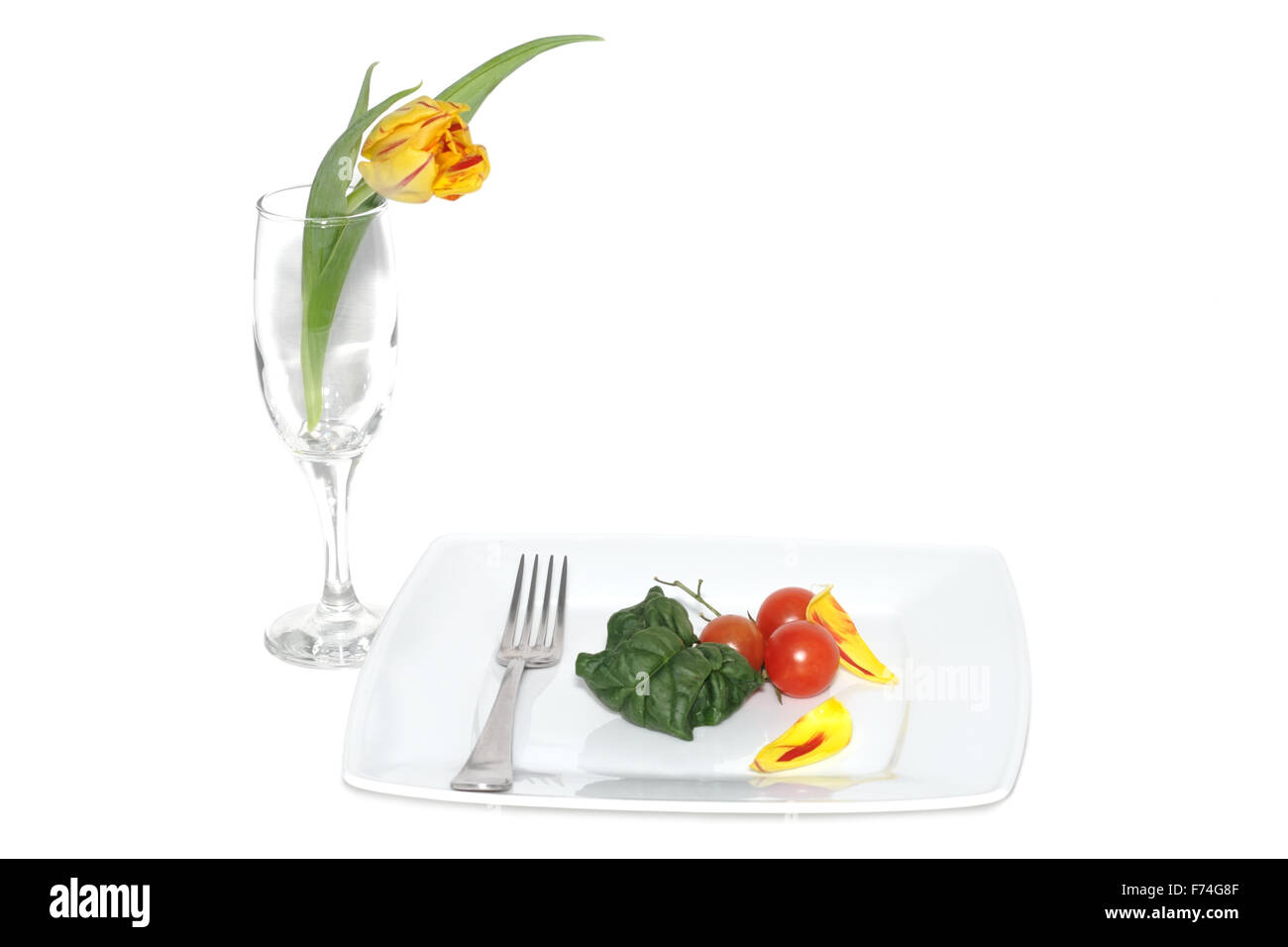 Vegetables and tulip Stock Photo - Alamy