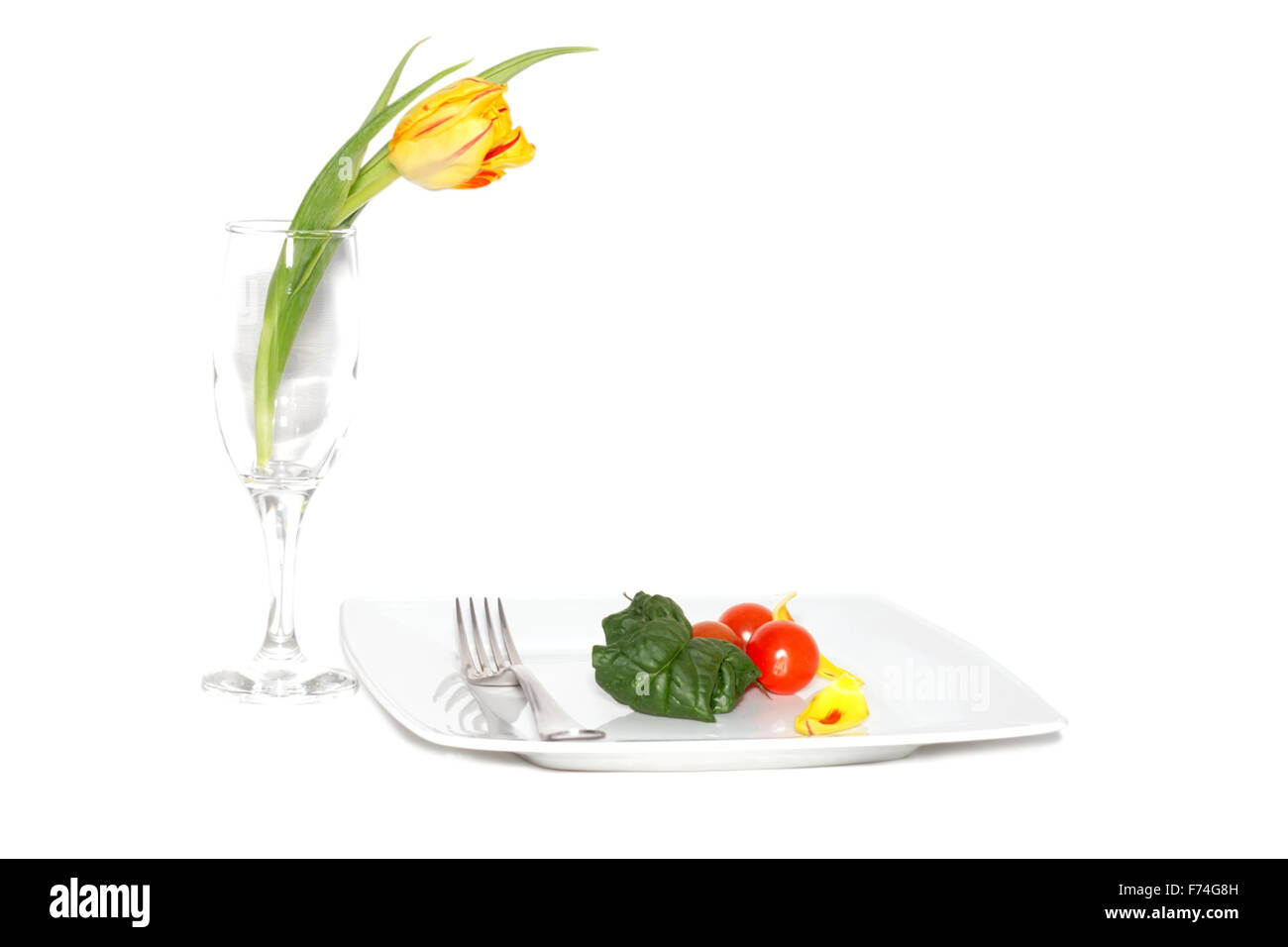 Vegetables and tulip Stock Photo - Alamy