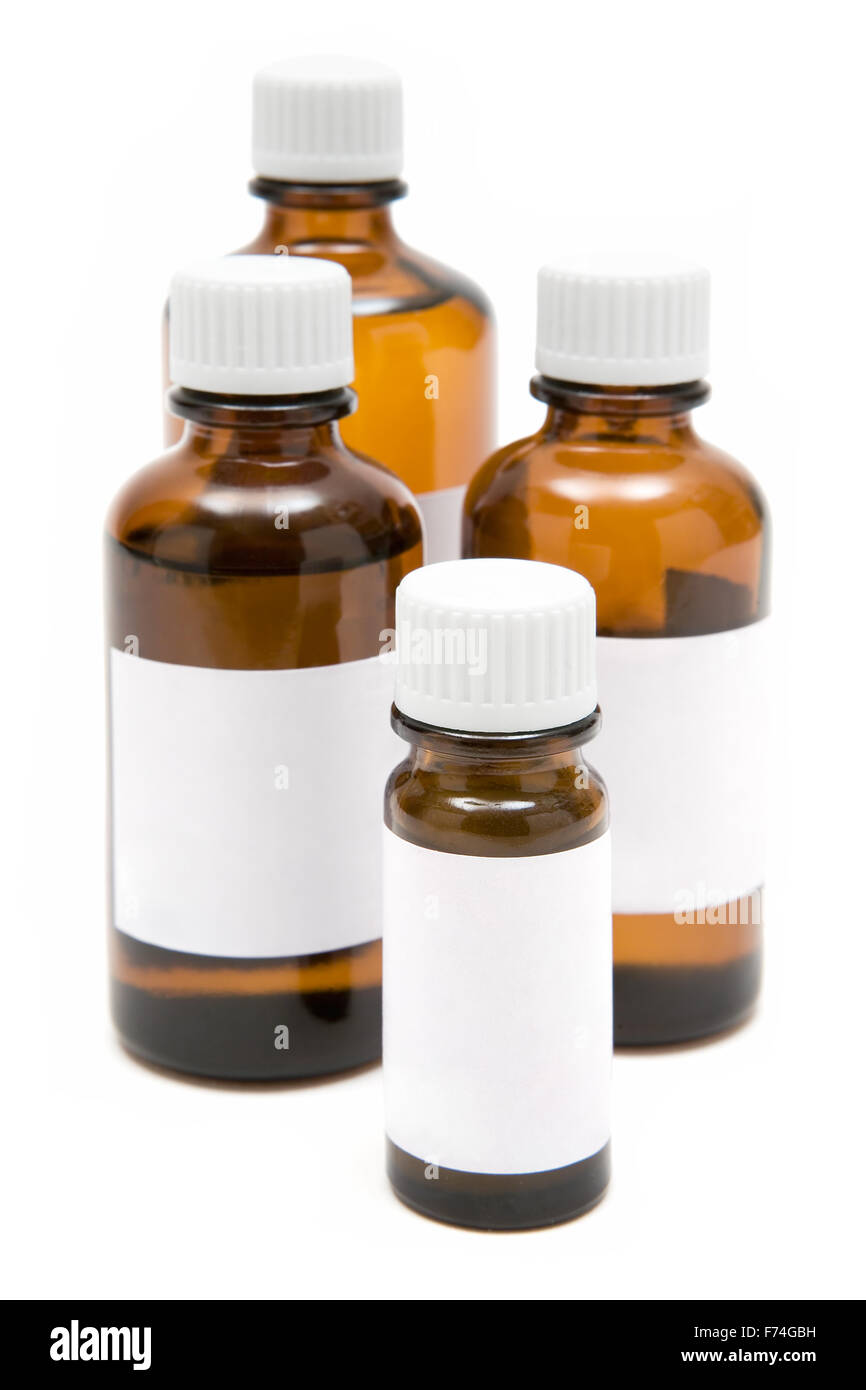 Various Medicine Bottles Stock Photo - Alamy