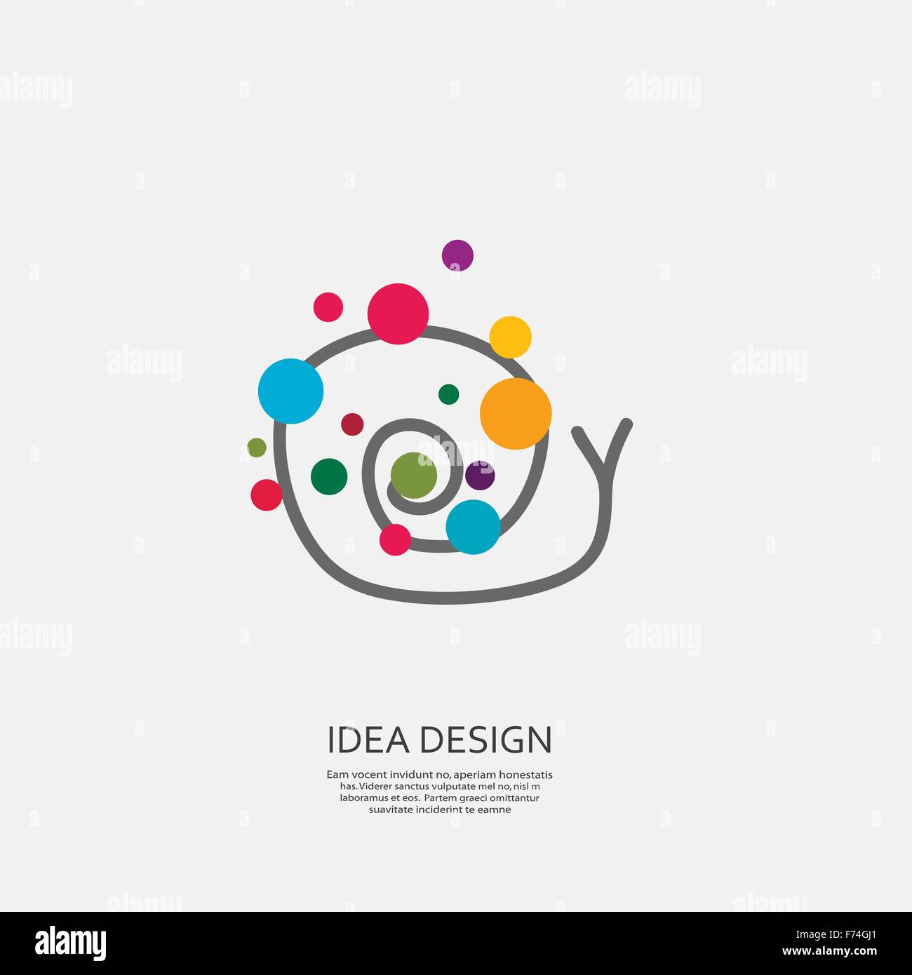 Vector abstract snail Stock Vector Image & Art - Alamy