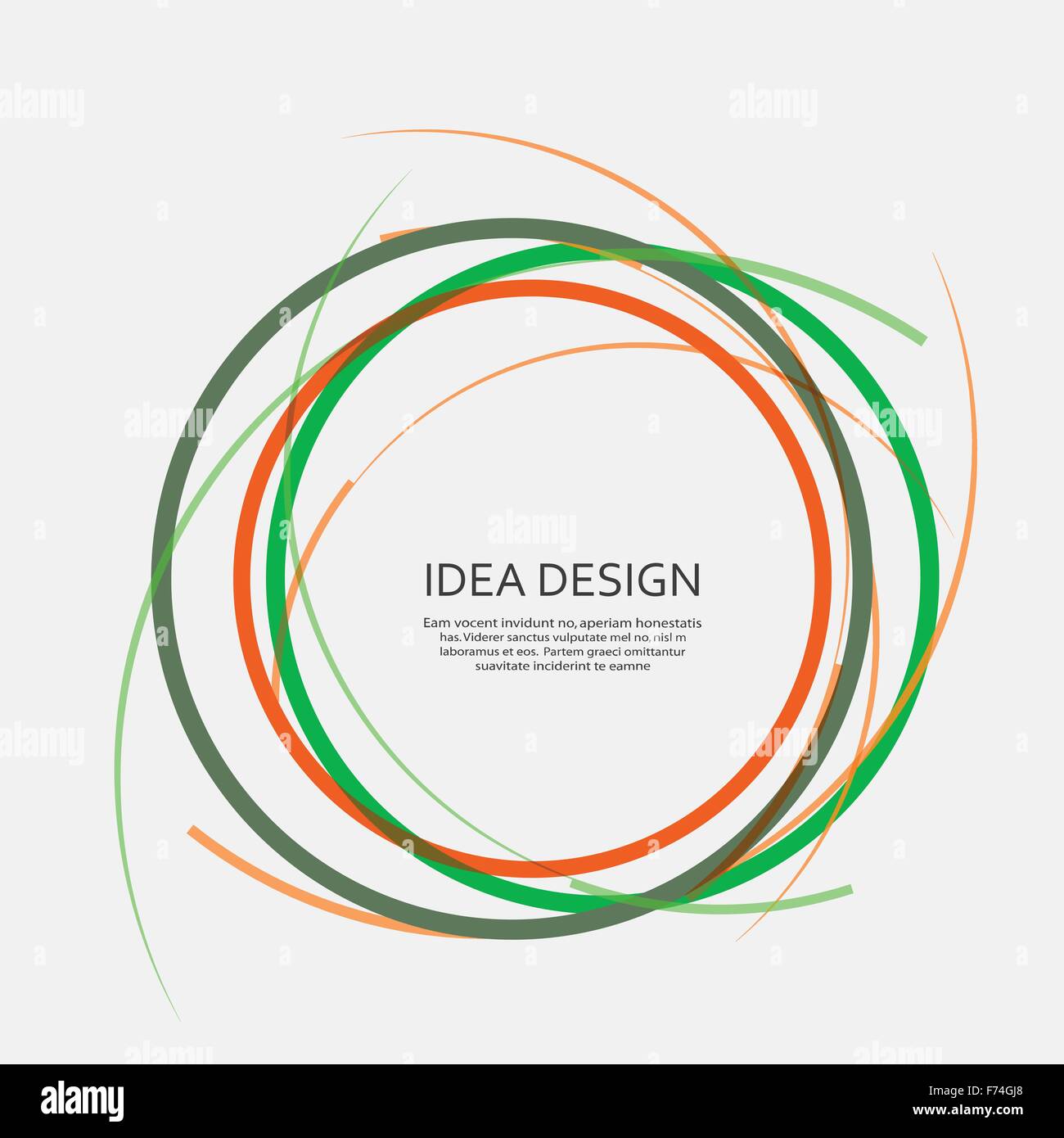 Vector abstract circle Stock Vector Image & Art - Alamy