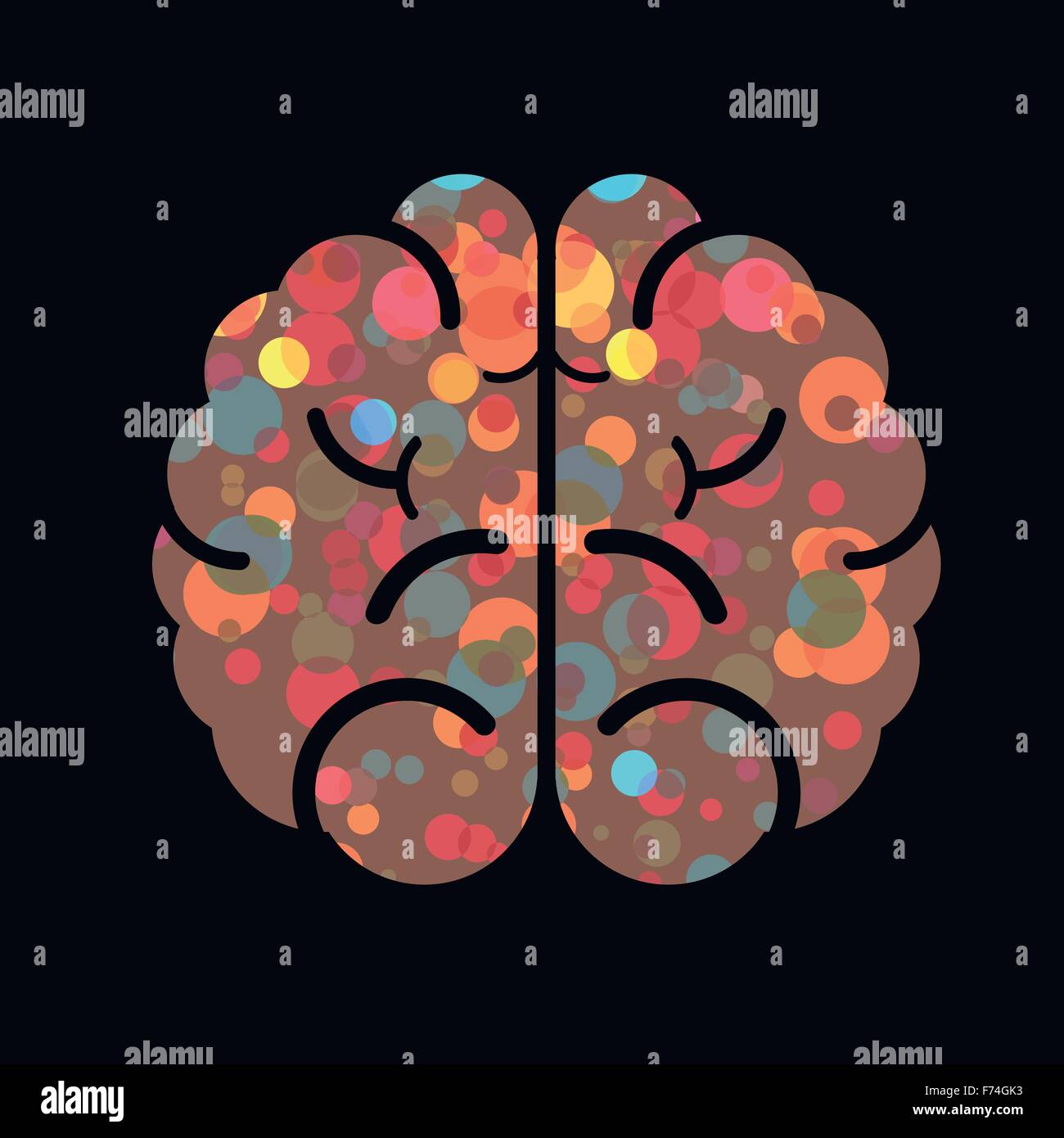 Abstract vector brain. Nice element for design Stock Vector Image & Art ...
