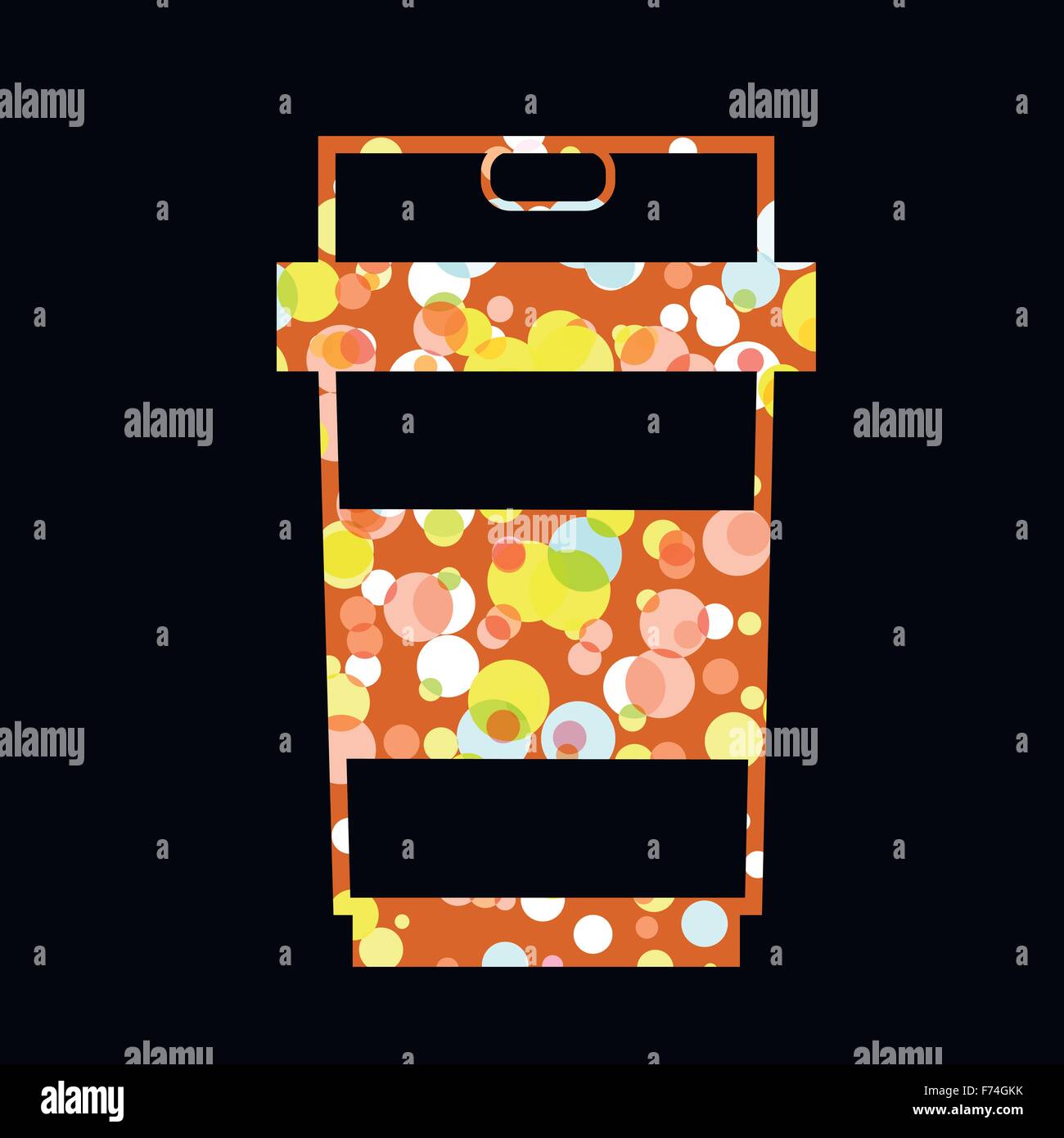 Single hot black coffee Stock Vector Images - Alamy