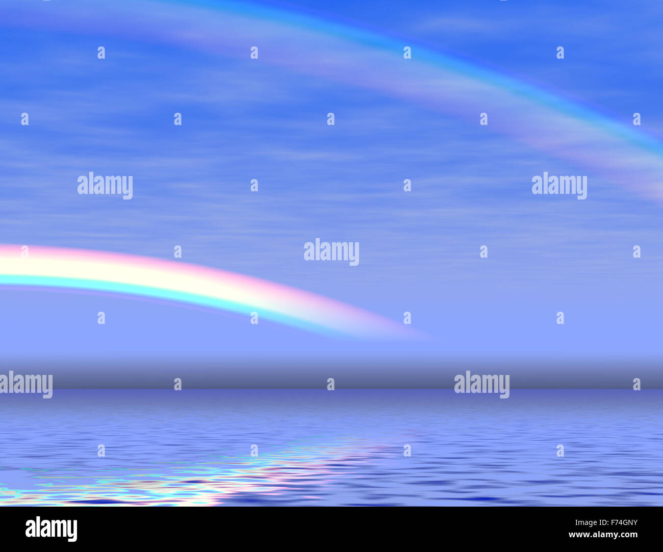 Rainbow illustrations hi-res stock photography and images - Alamy
