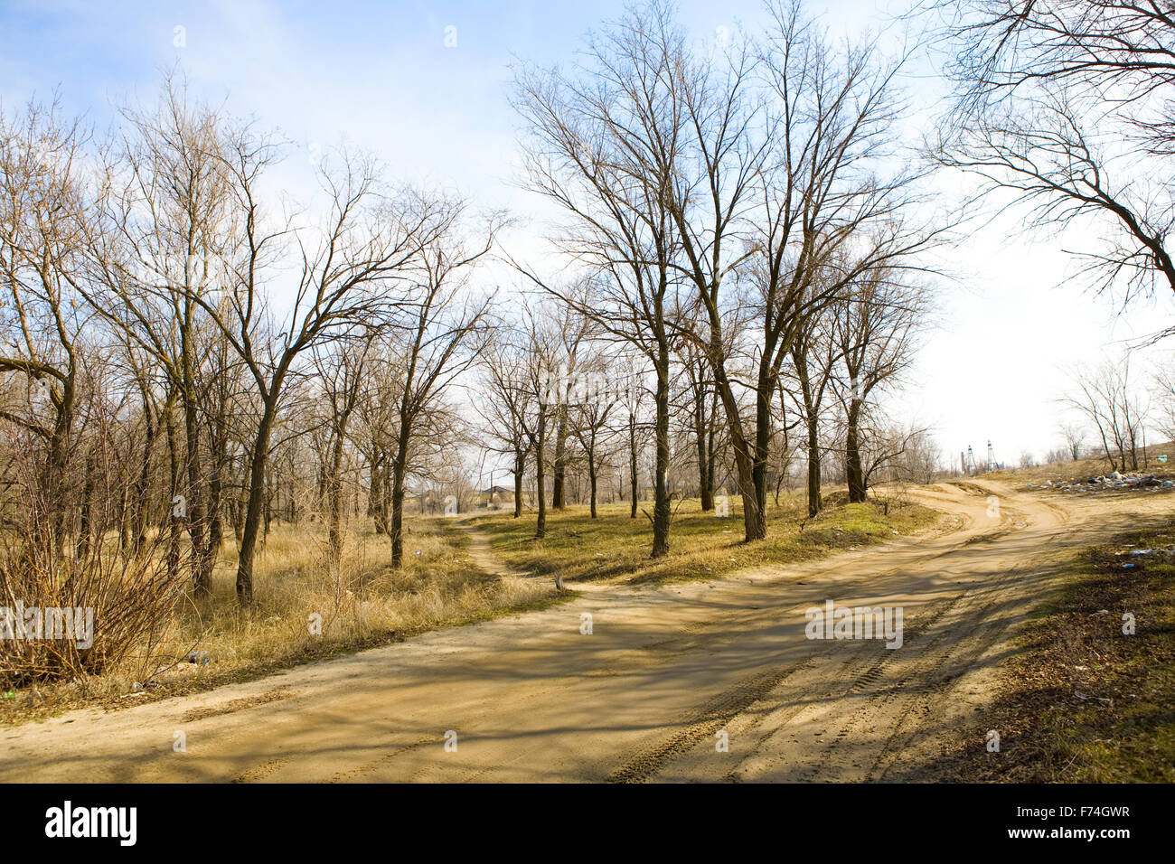 way through garbage heaps Stock Photo - Alamy