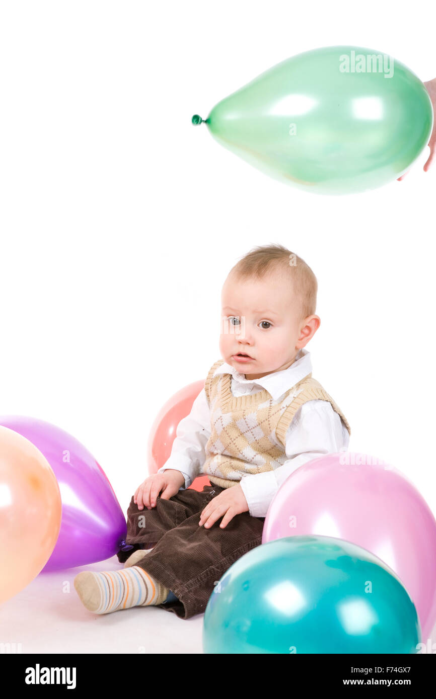 play with balloons Stock Photo - Alamy