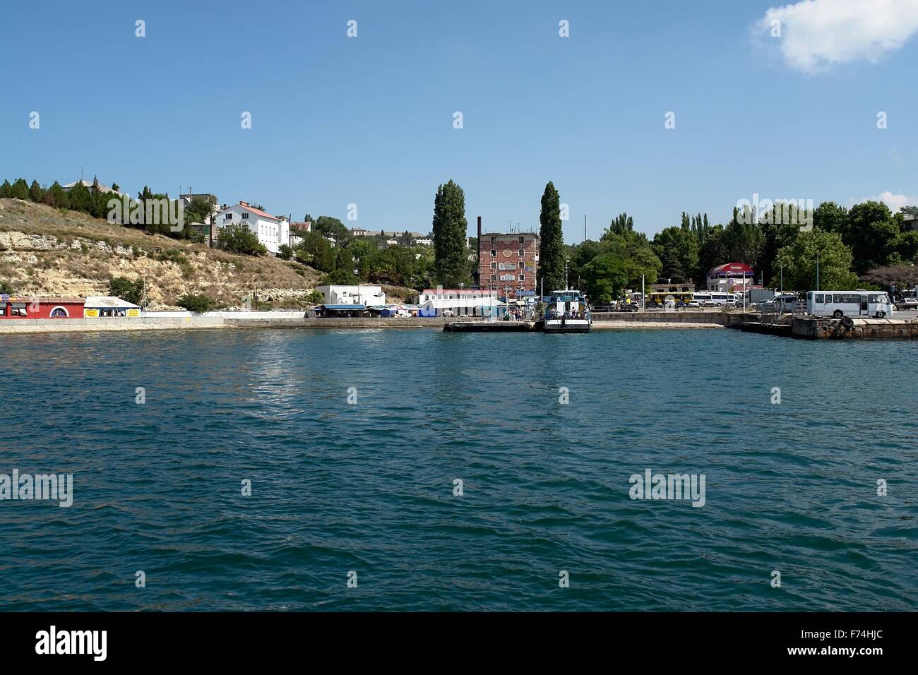 small urban moorage Stock Photo - Alamy