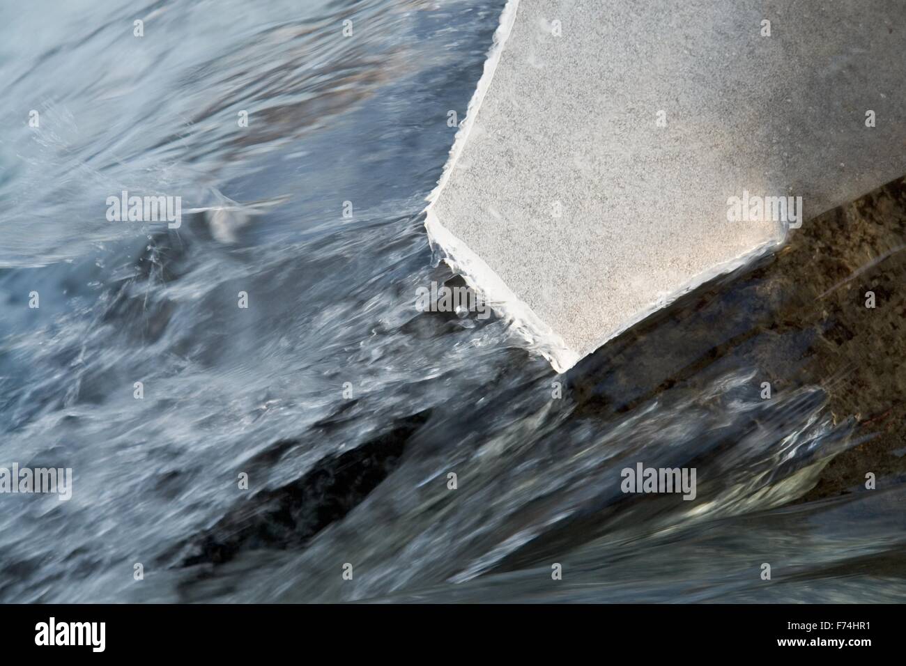 Floating of ice Stock Photo - Alamy