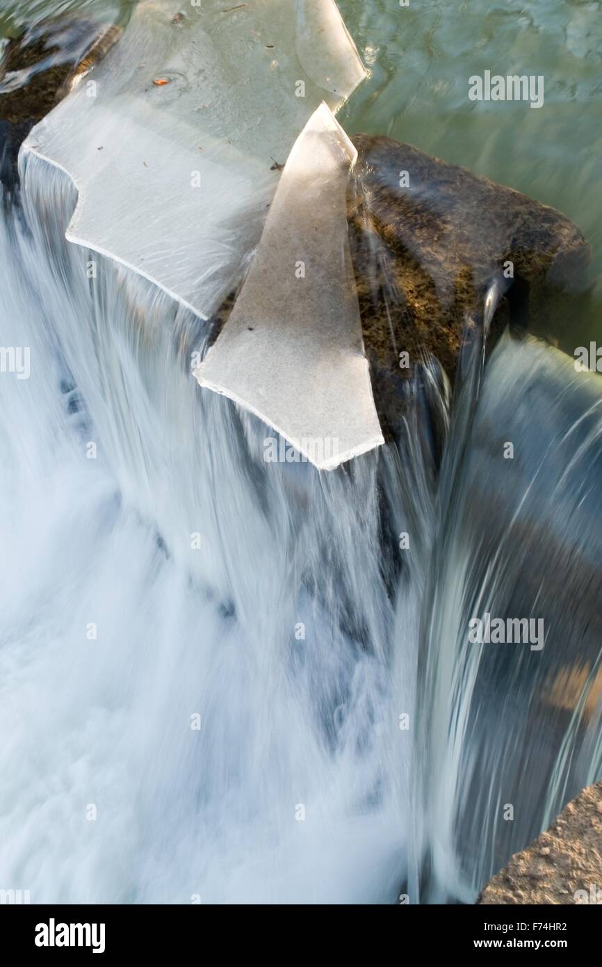 Floating of ice Stock Photo - Alamy