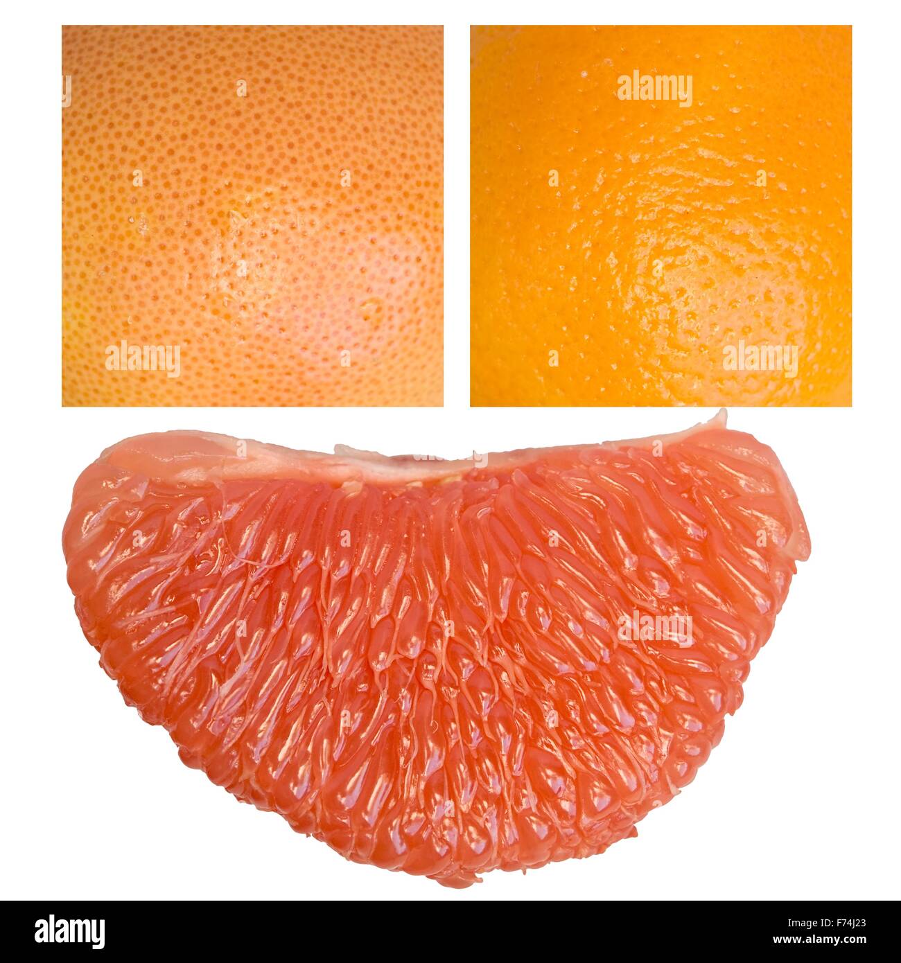 Slices grapefruits texture natural hi-res stock photography and images ...