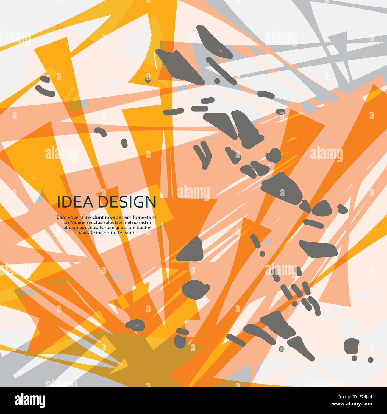 Abstract vector explosion. Dirty background for design Stock Vector ...