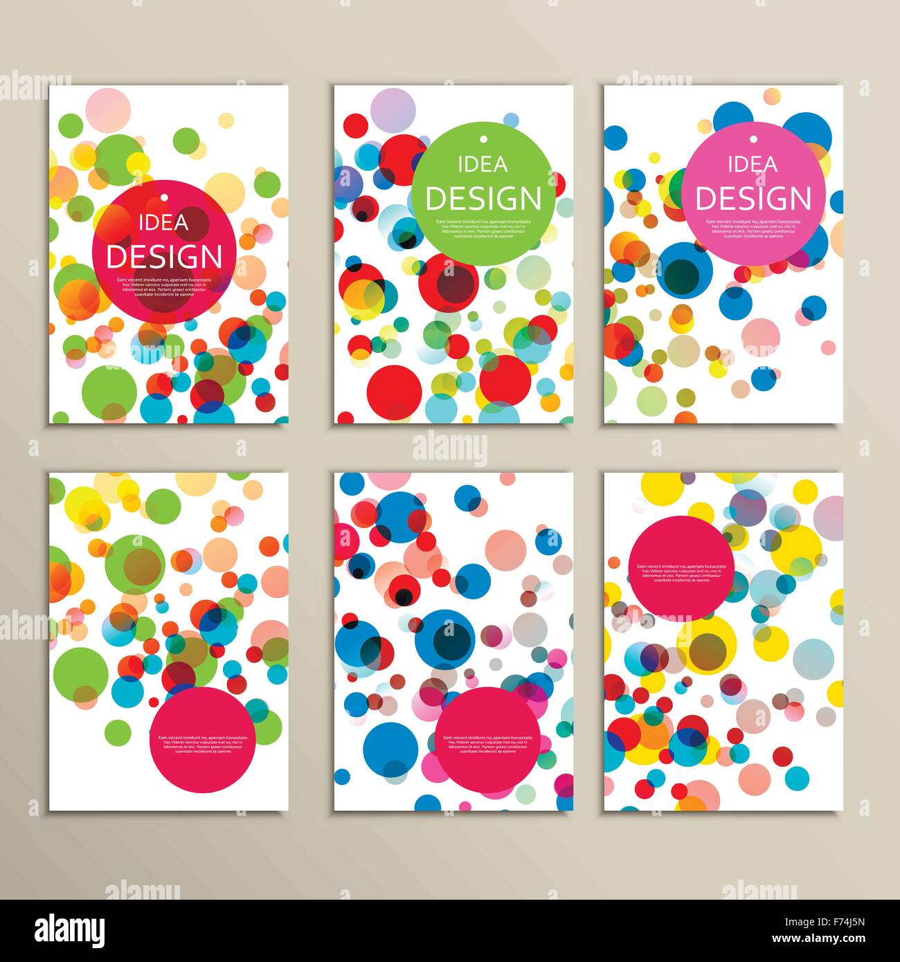 Vector background with color bubbles for your design Stock Vector Image ...