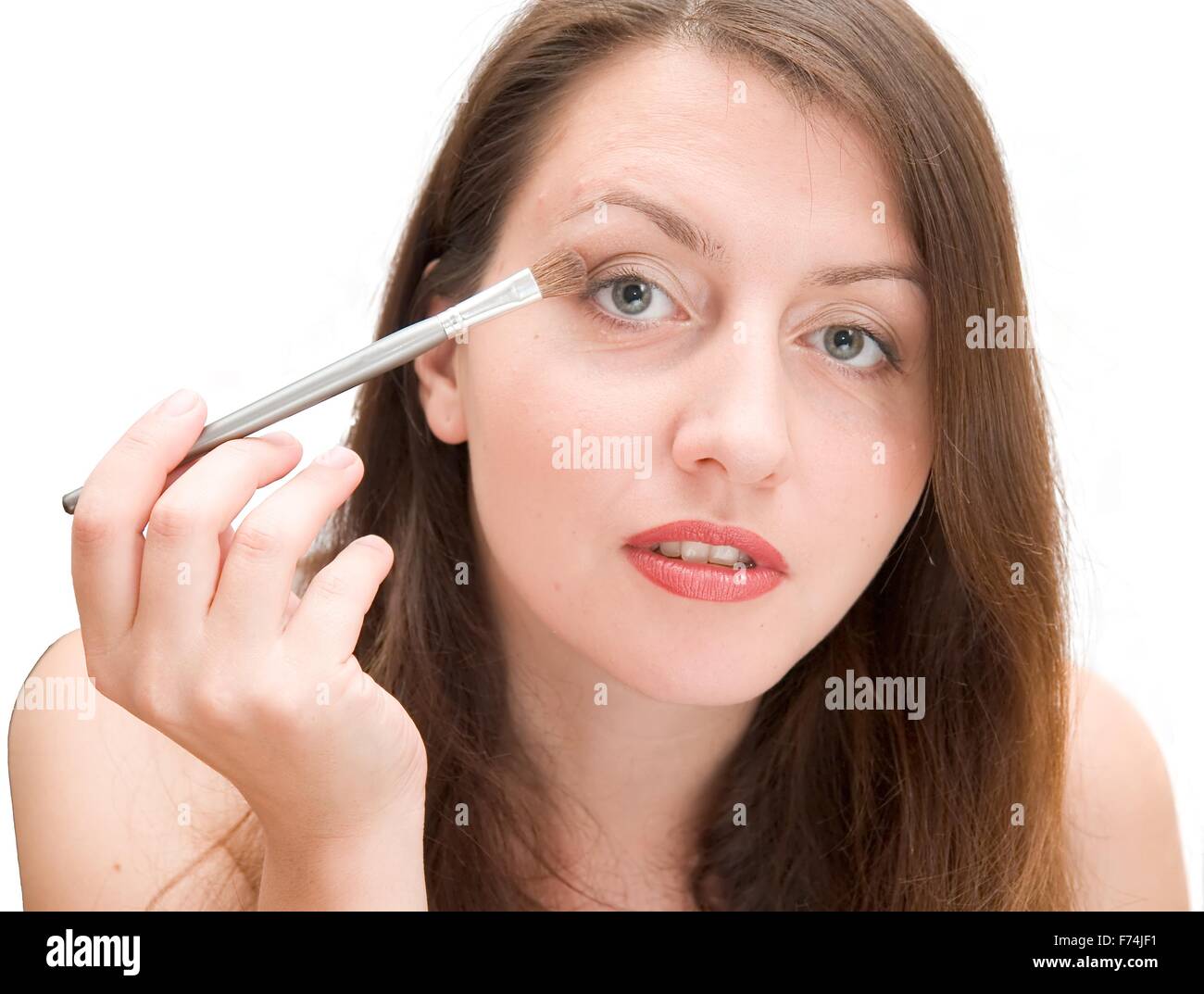 beautiful girl make-up Stock Photo - Alamy
