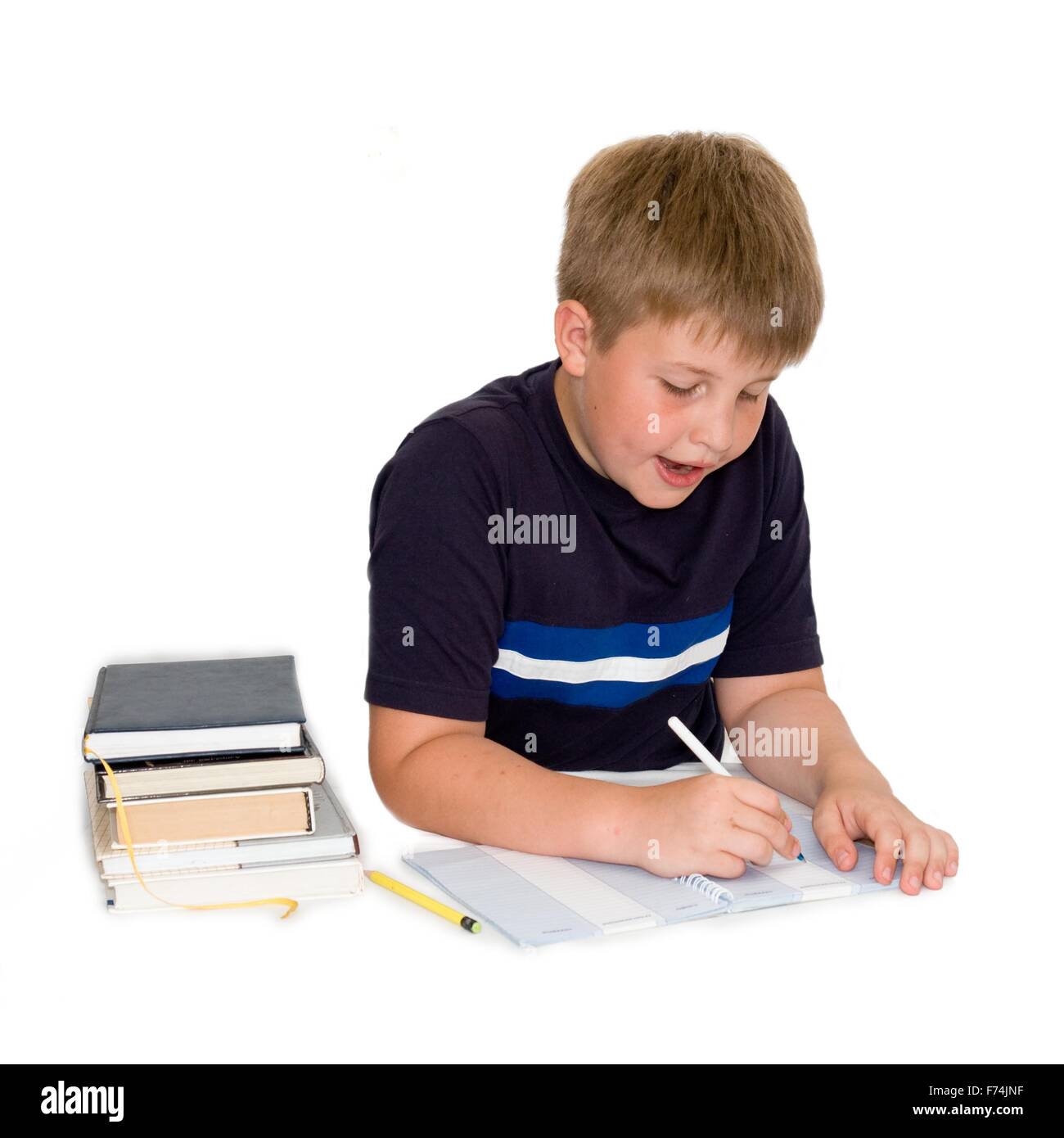 Child home learning Cut Out Stock Images & Pictures - Alamy
