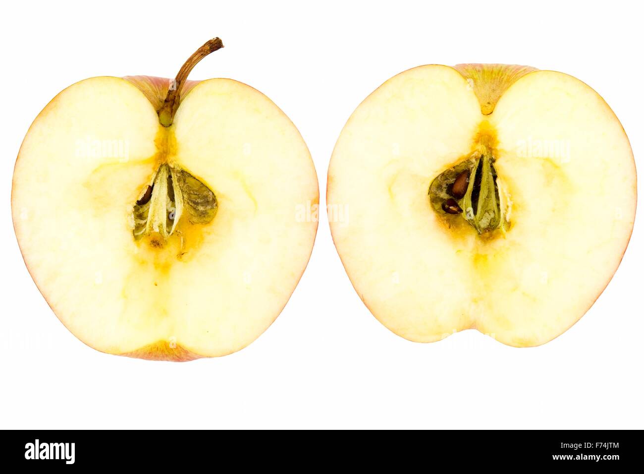 Half of apple Stock Photo - Alamy
