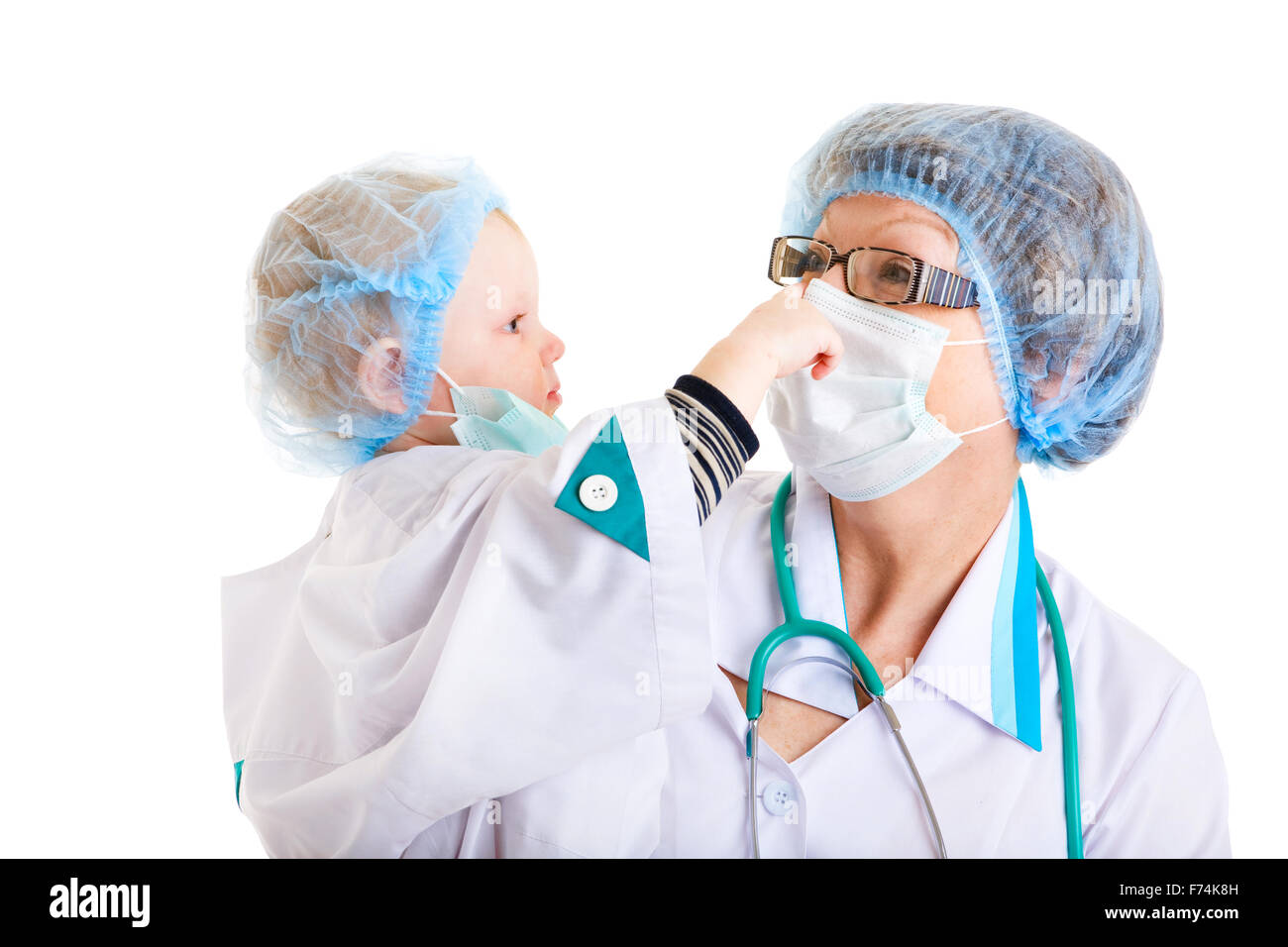 two different doctors Stock Photo - Alamy