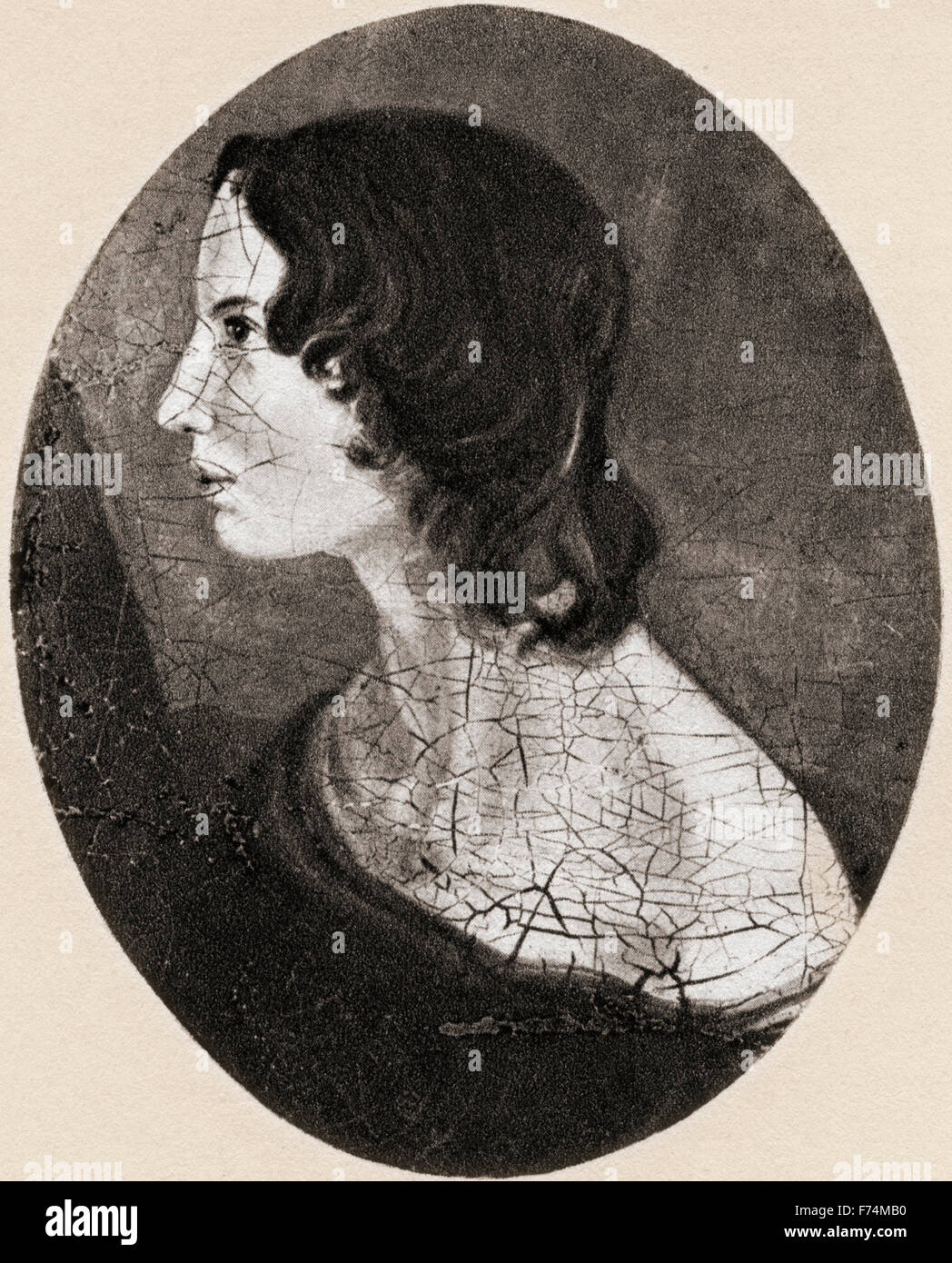 Emily bronte portrait painting hi-res stock photography and images - Alamy