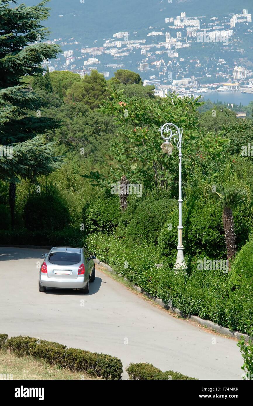 car and lantern Stock Photo - Alamy