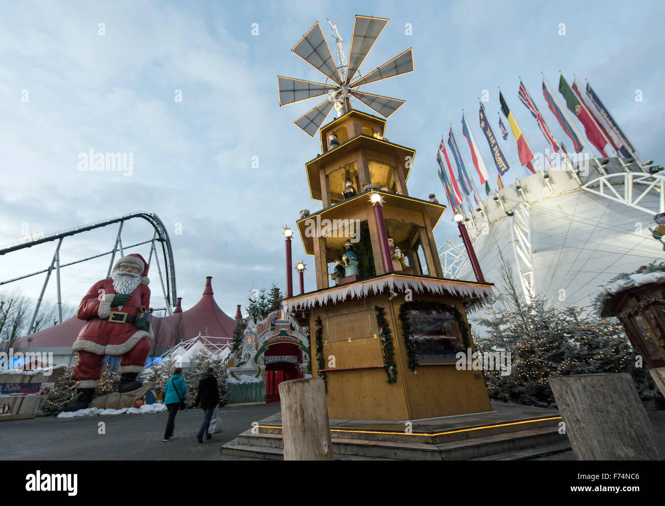Europa park theme park christmas hi-res stock photography and images ...