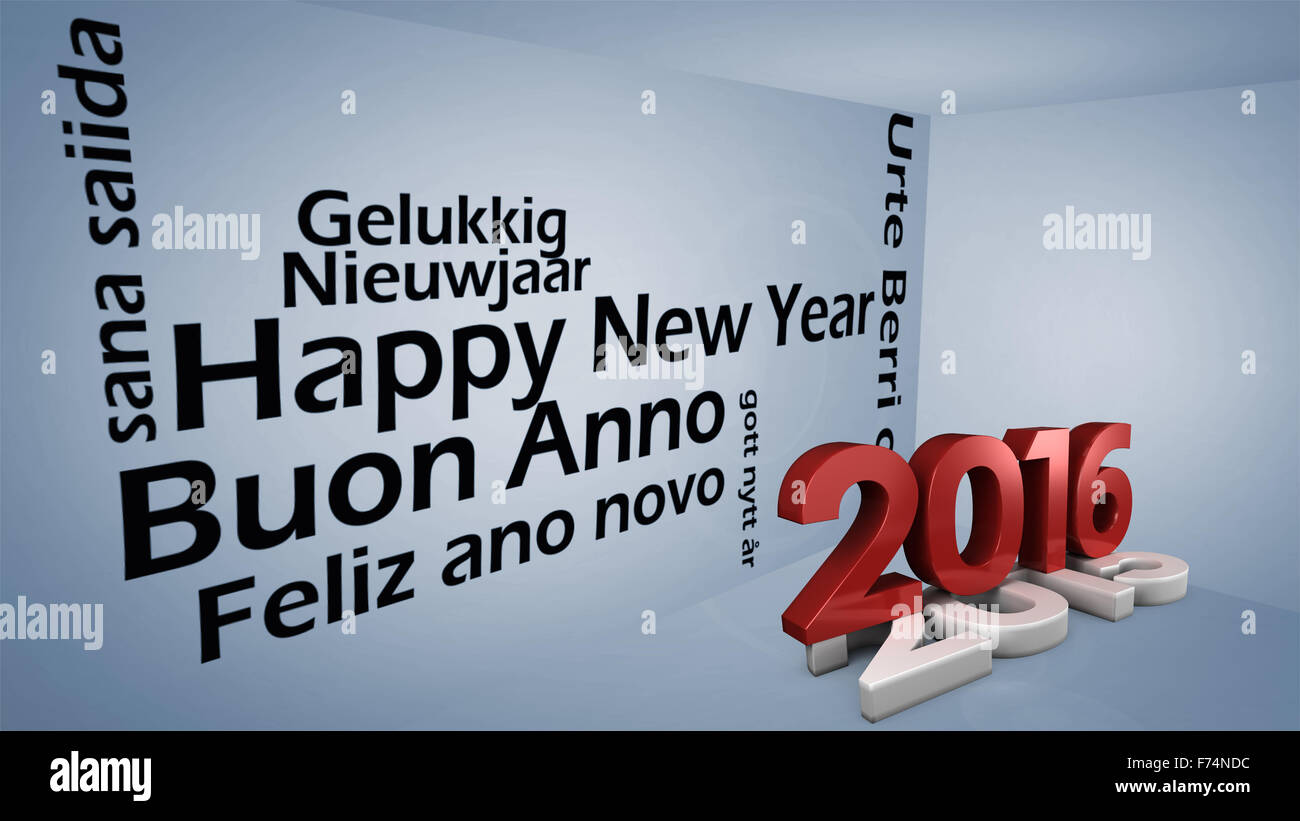 Composite image of 2016 graphic Stock Photo - Alamy