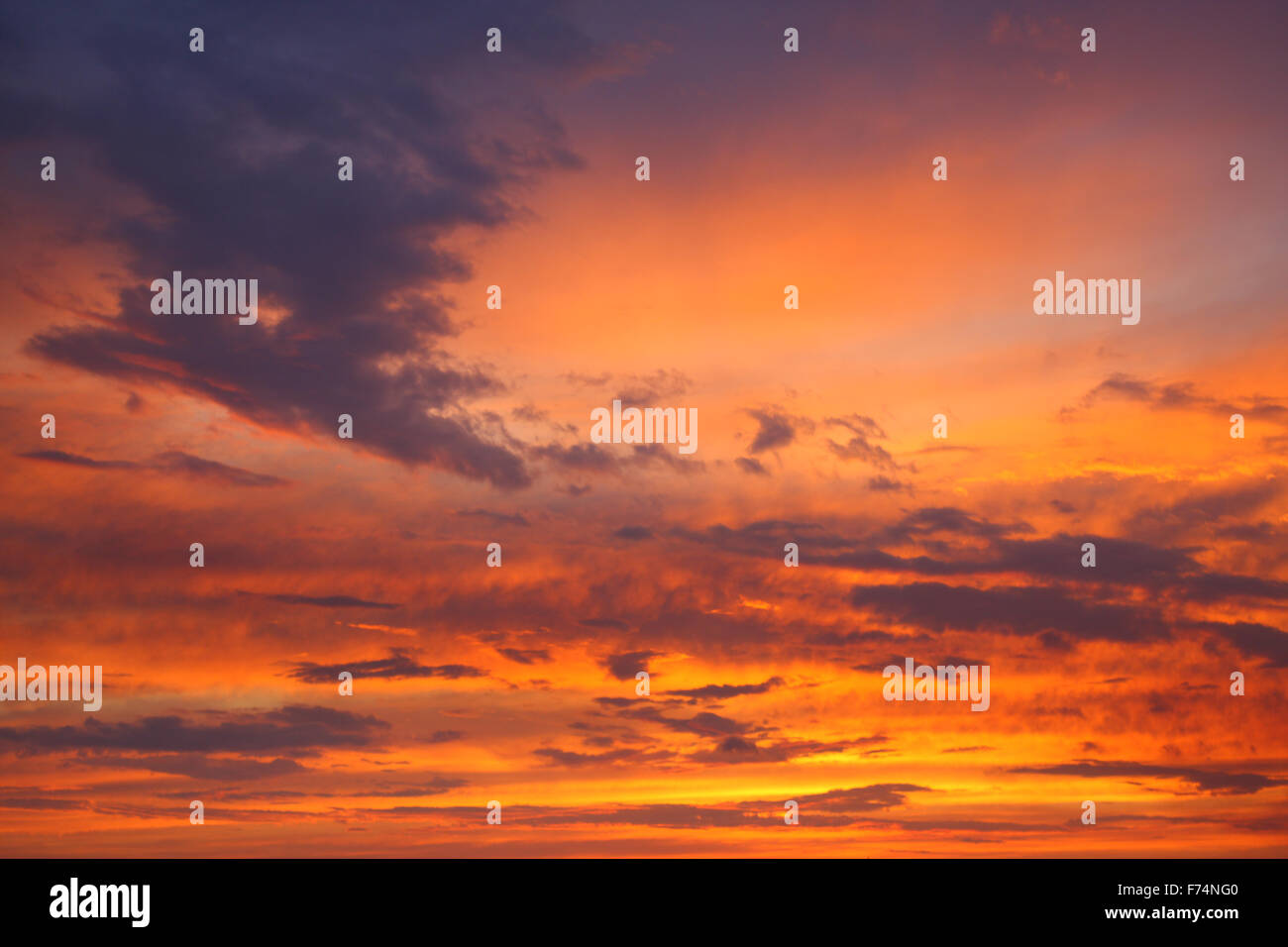 Flaming clouds hi-res stock photography and images - Alamy