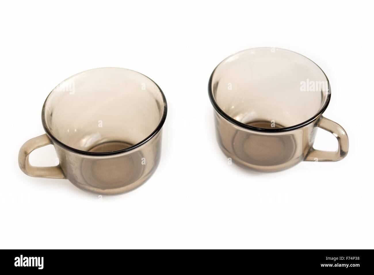 Two empty coffee cups Stock Photo - Alamy Two empty coffee cups Stock Photo - Alamy