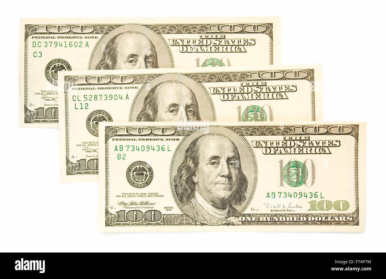 Three banknotes hi-res stock photography and images - Alamy