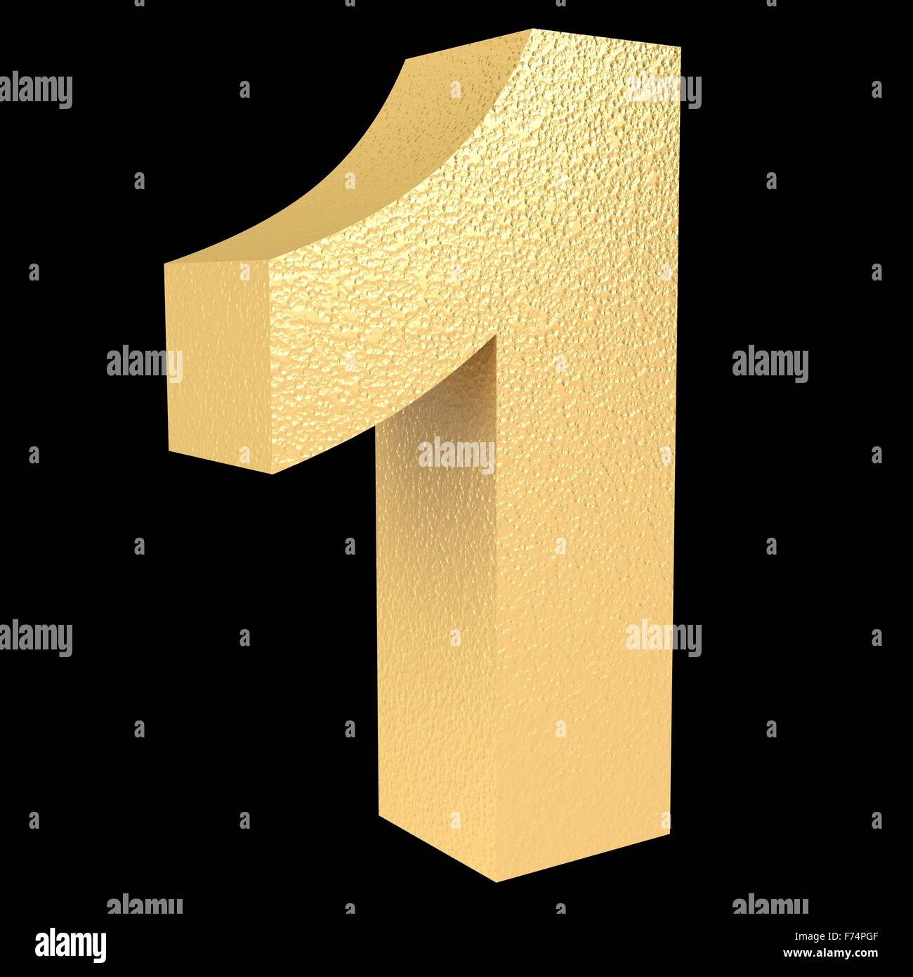 gold number one Stock Photo - Alamy