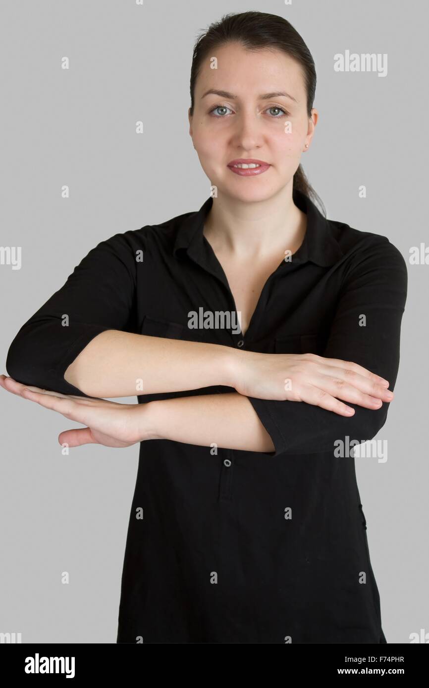 Fold ones arms hi-res stock photography and images - Alamy