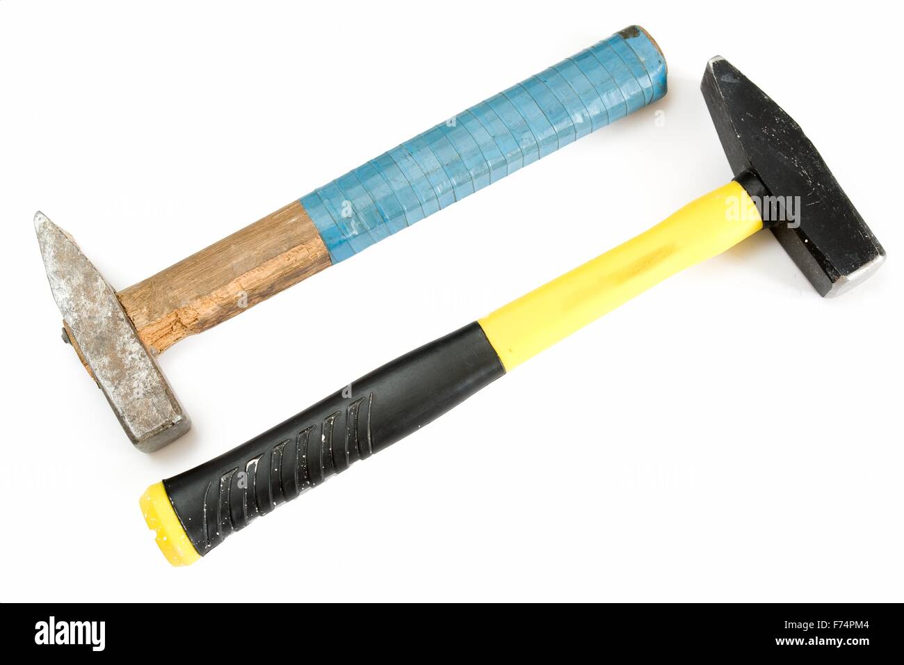 Old and new hammers Stock Photo - Alamy
