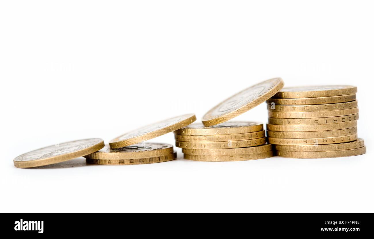 Heap of coins Stock Photo - Alamy