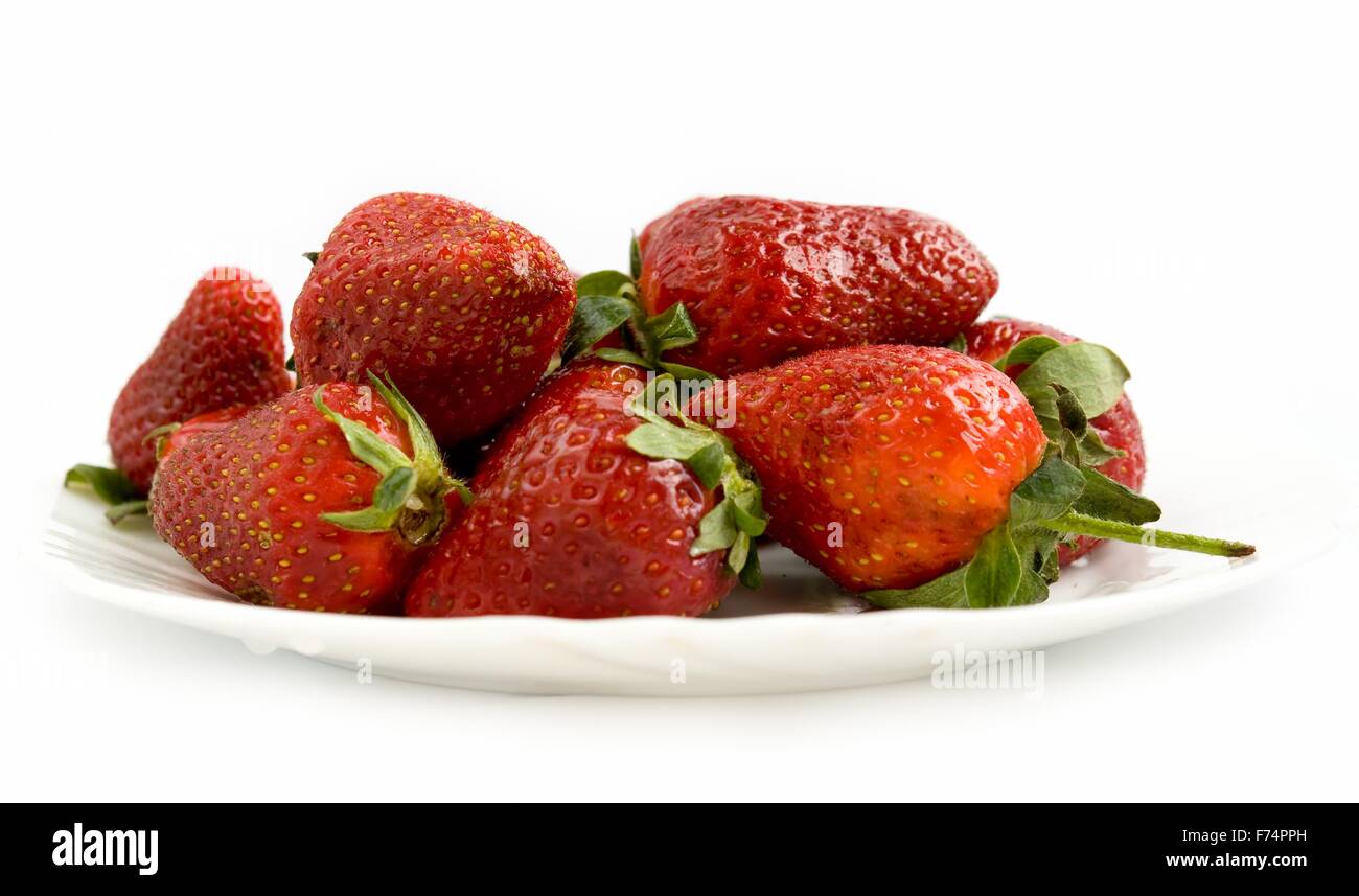 Strawberries dessert Cut Out Stock Images & Pictures - Alamy
