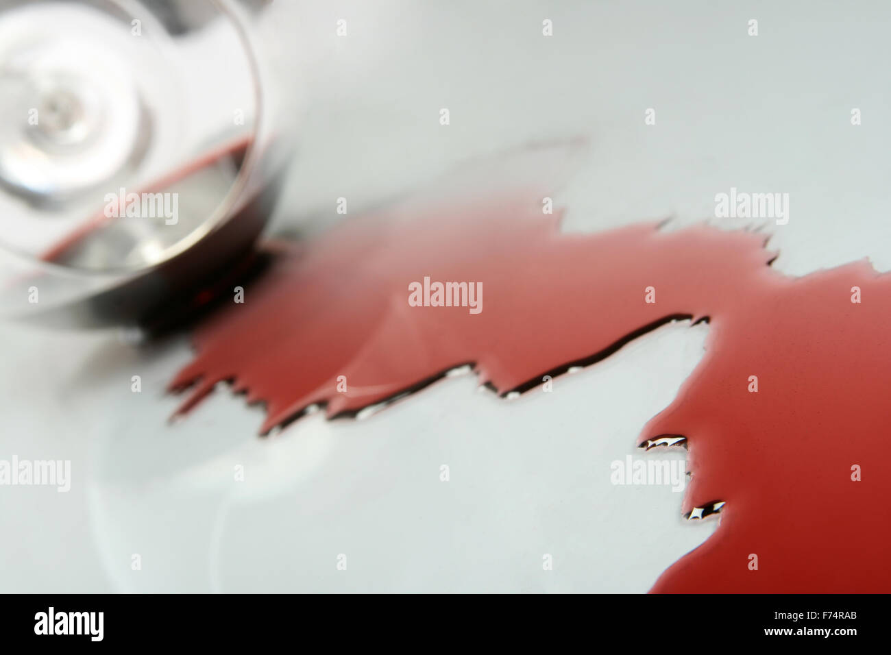 puddle of wine Stock Photo - Alamy
