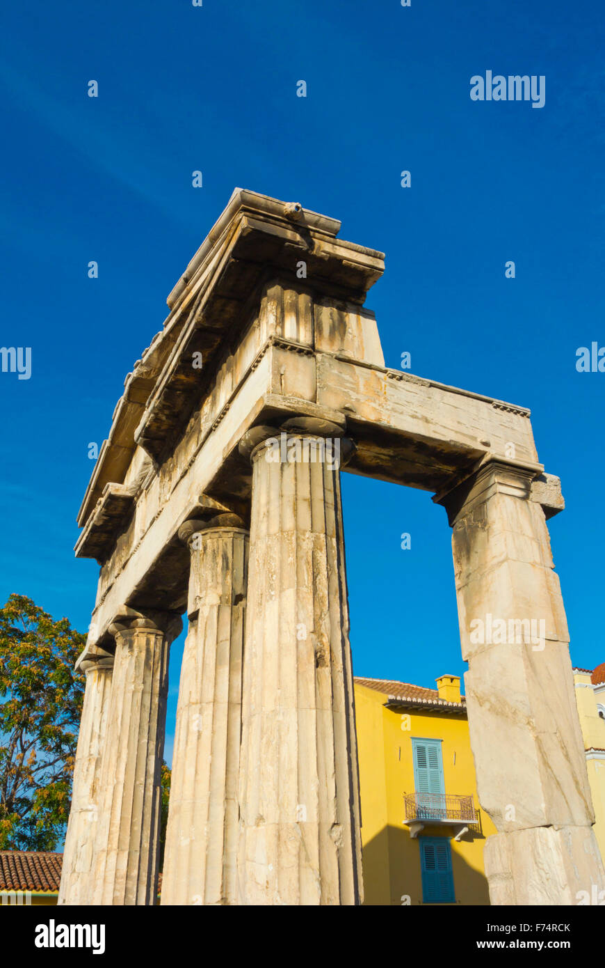 Gate of Athena Archegetis, Romaiki Agora, Roman Forum, Athens, Greece ...