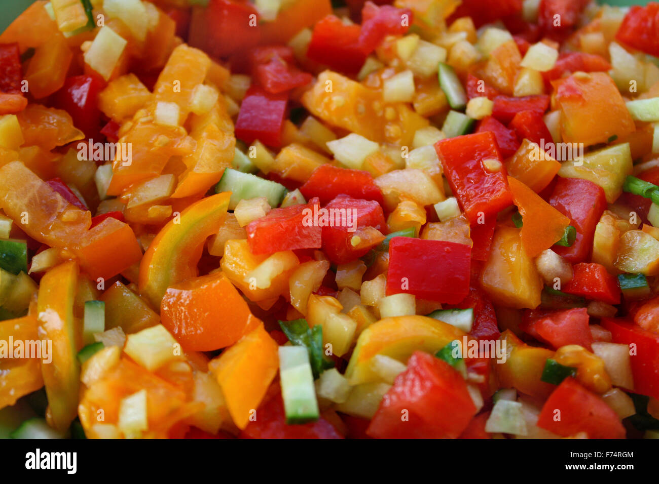 Pepper mixed with cucumber hi-res stock photography and images - Alamy