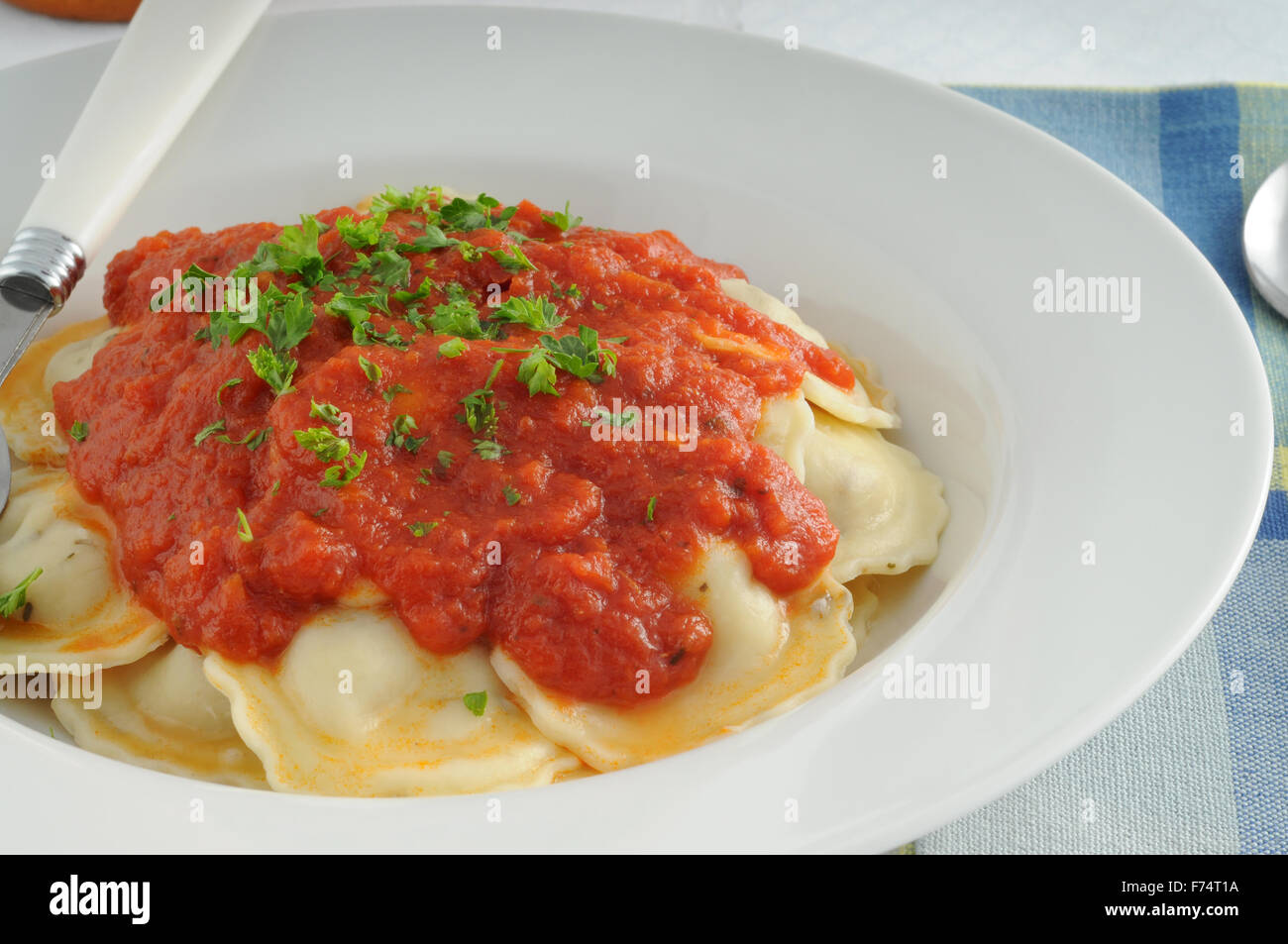 Meatless ravioli hi-res stock photography and images - Alamy