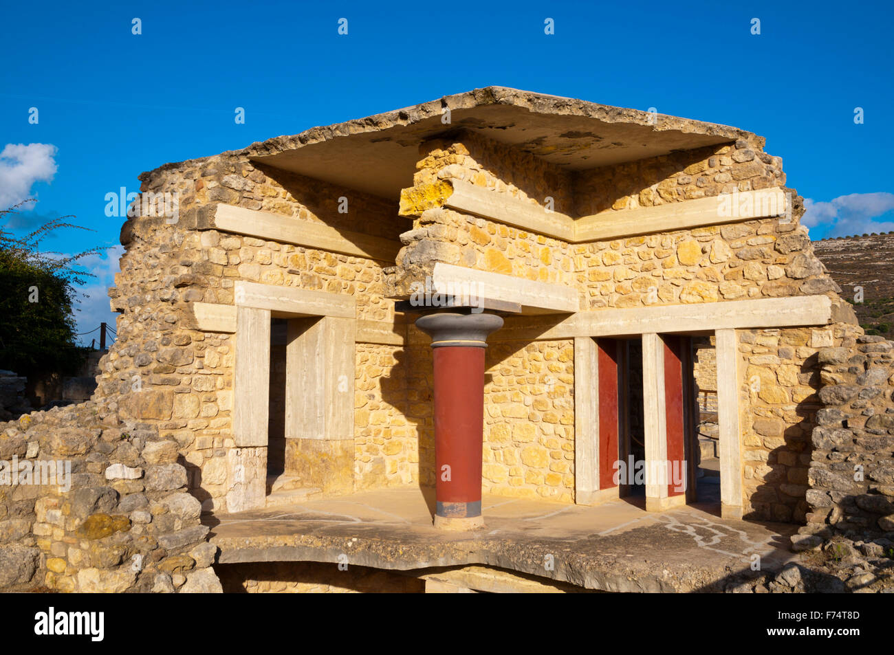 South Propylaeum, Knossos, near Heraklion, Crete island, Greece Stock ...