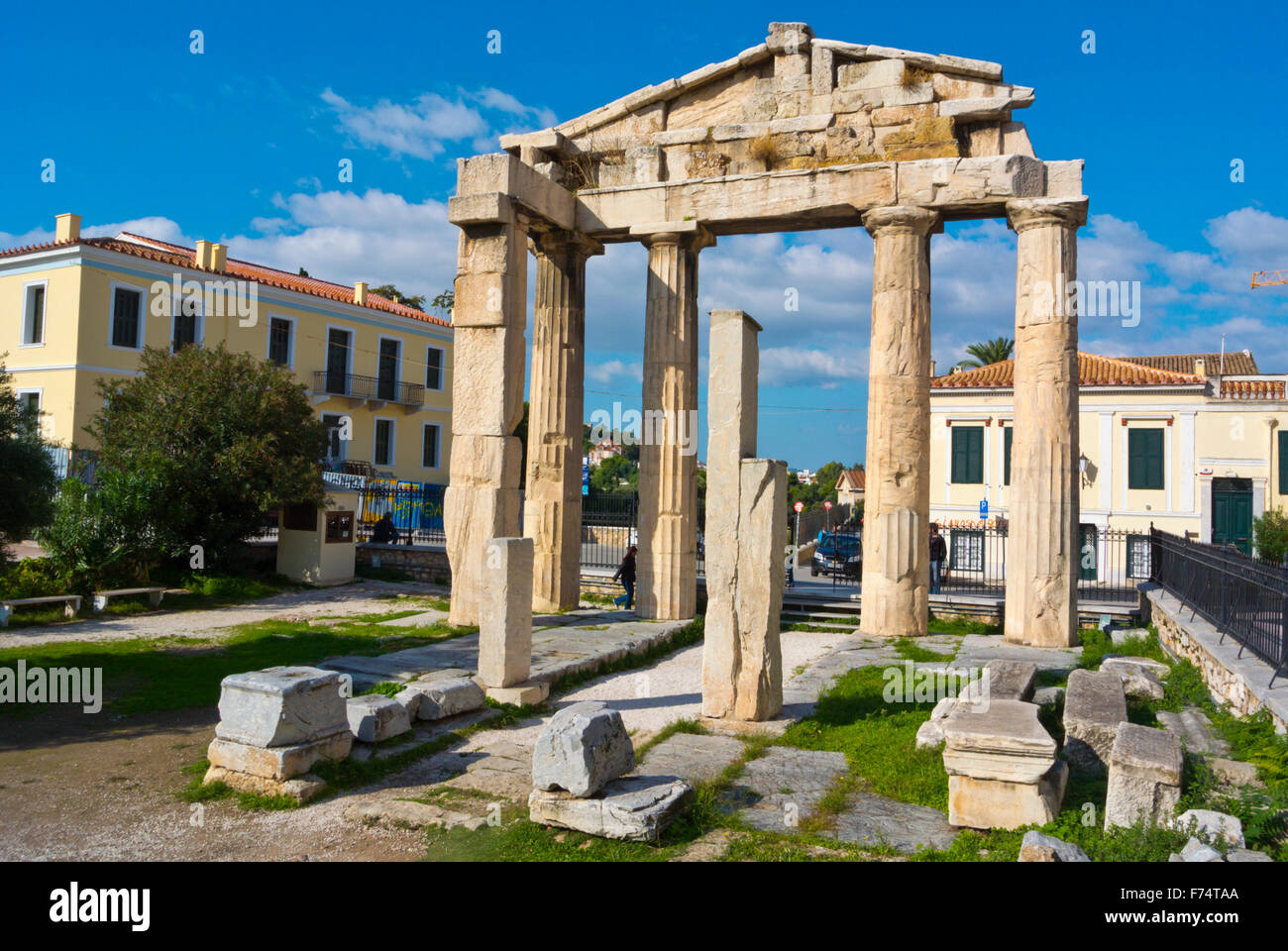 Gate of Athena Archegetis, Romaiki Agora, Roman Forum, Athens, Greece ...
