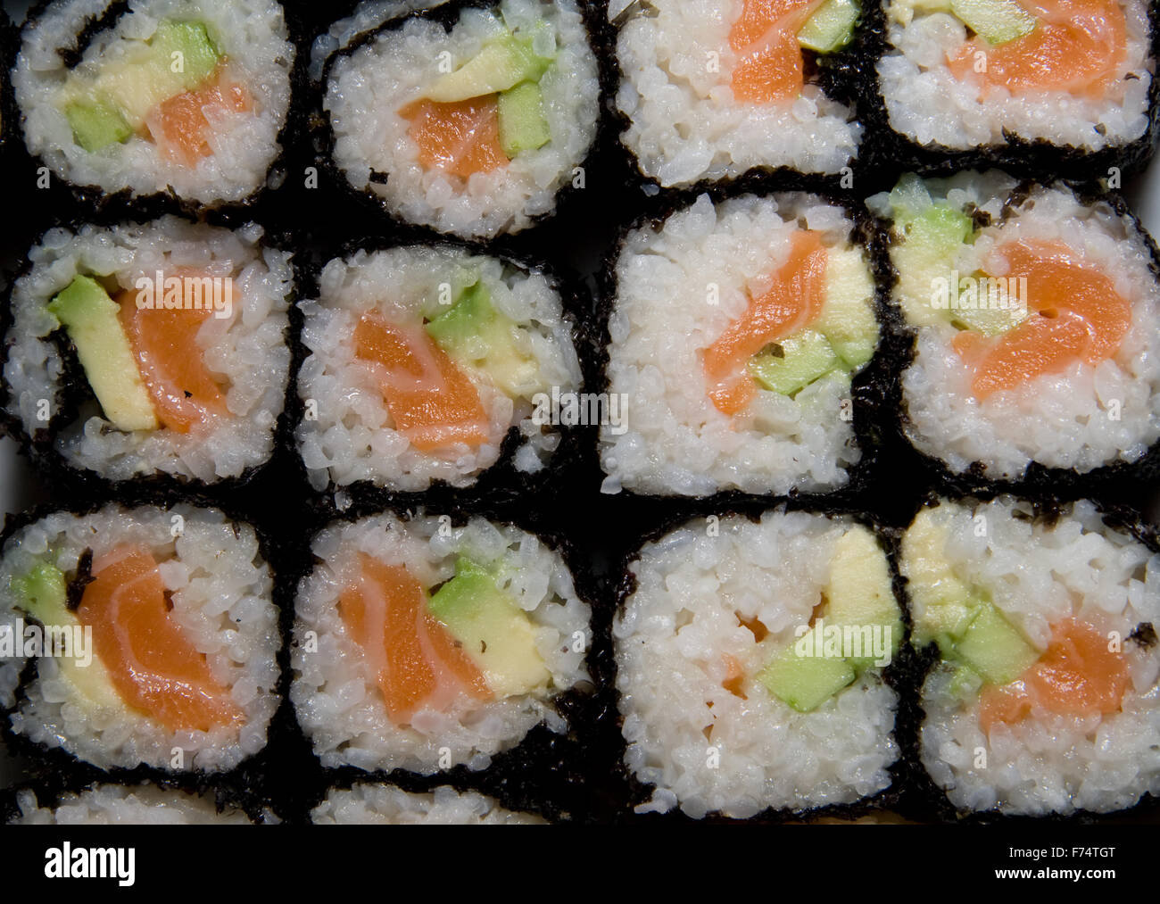 Squared Maki Sushi Stock Photo - Alamy
