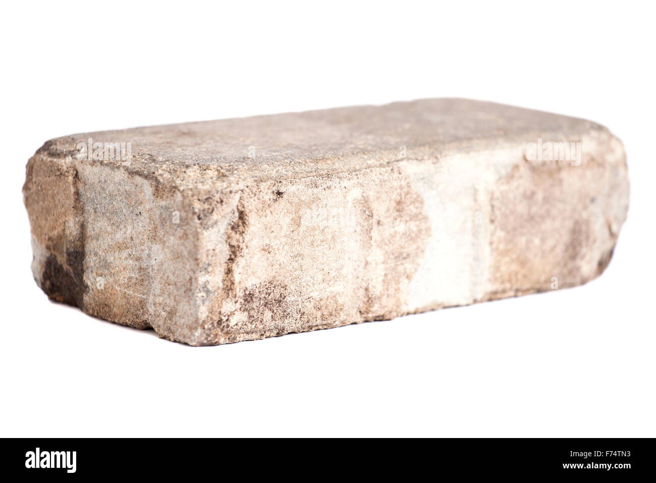 brick isolated on white background Stock Photo - Alamy
