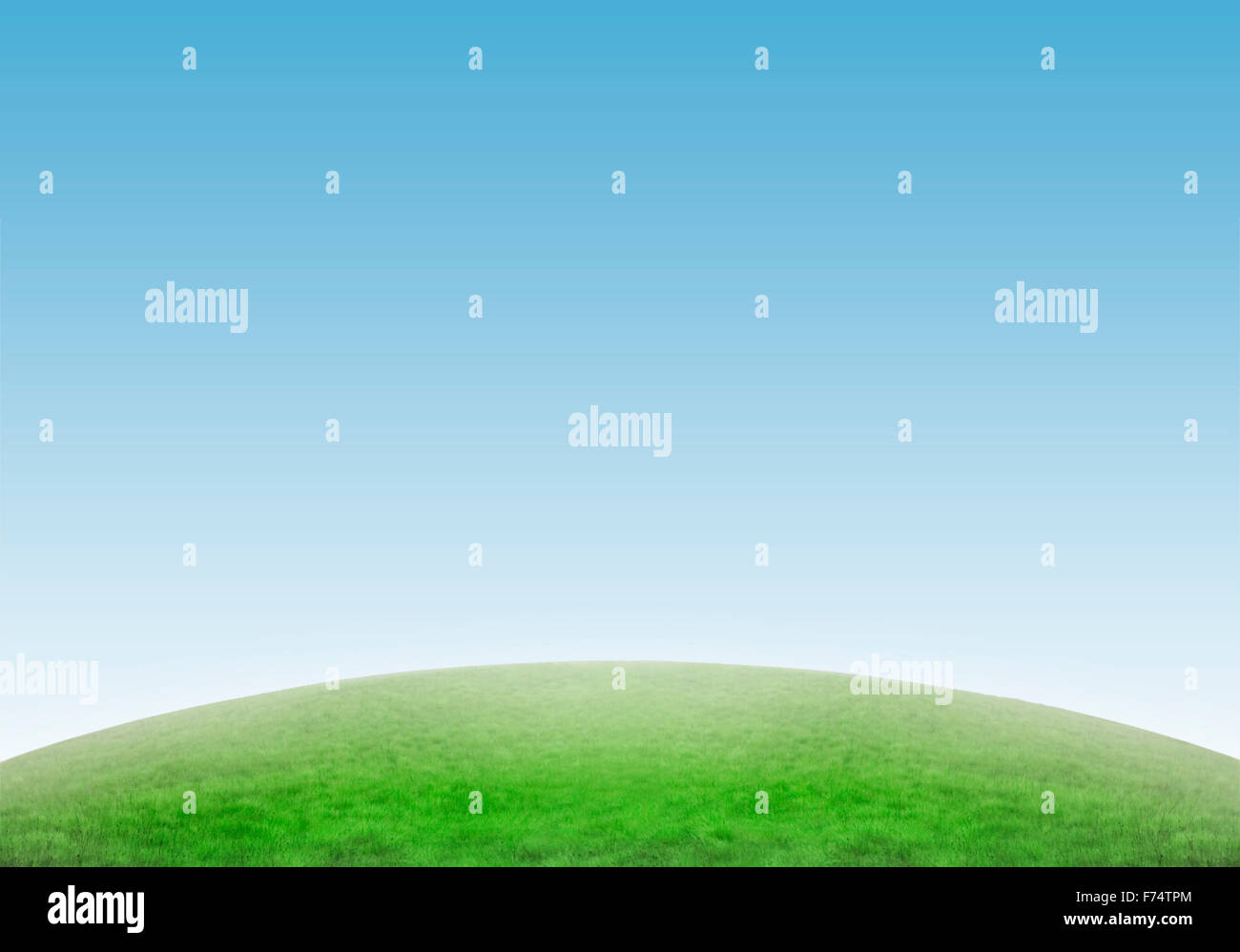 Slope with gradient sky Stock Photo - Alamy