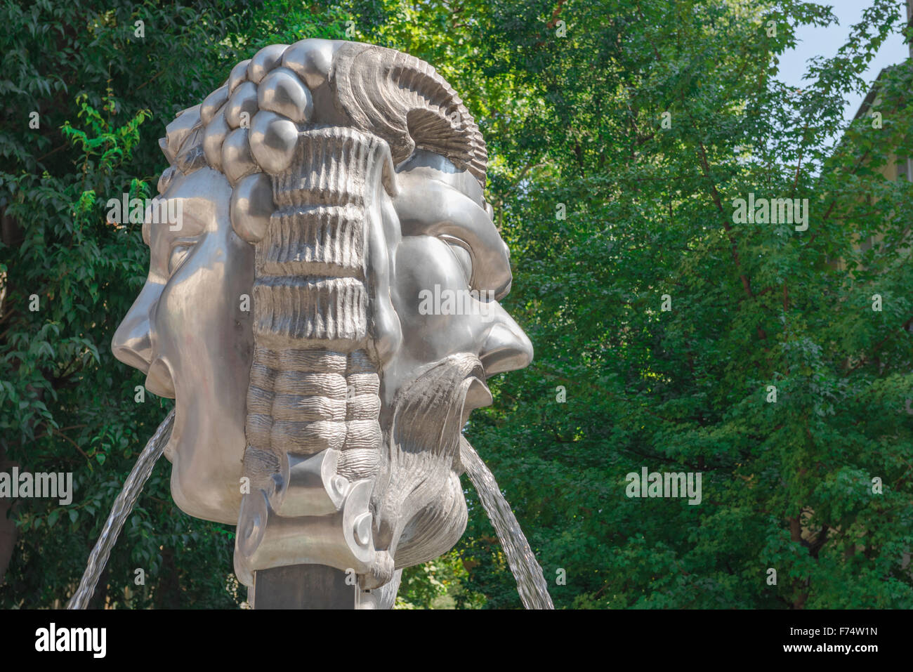 Roman God Janus Statue