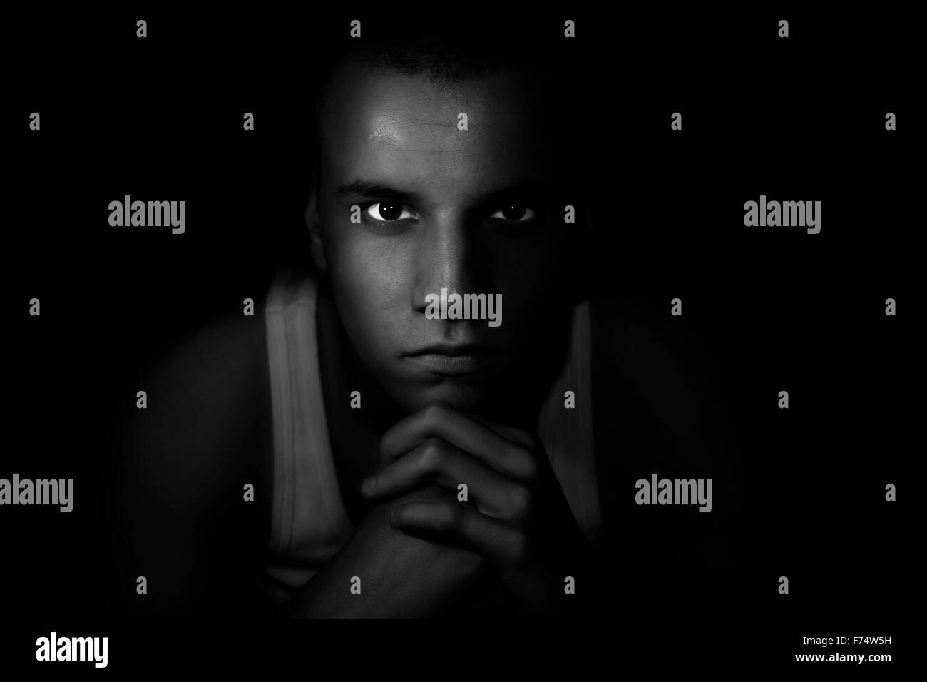 Aggressive vertical Black and White Stock Photos & Images - Alamy