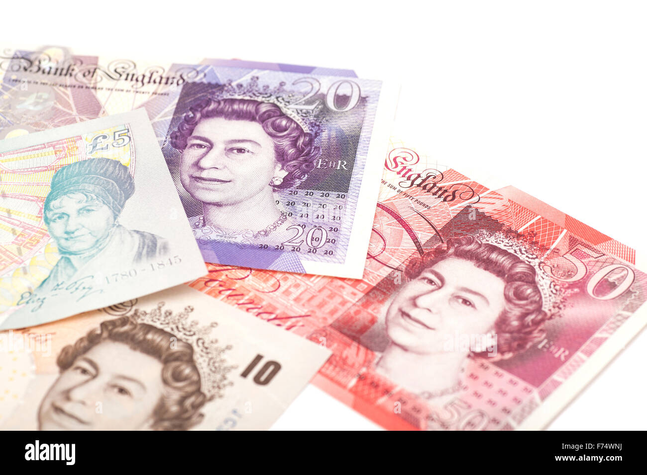 Bank notes pile stack pounds hi-res stock photography and images - Alamy