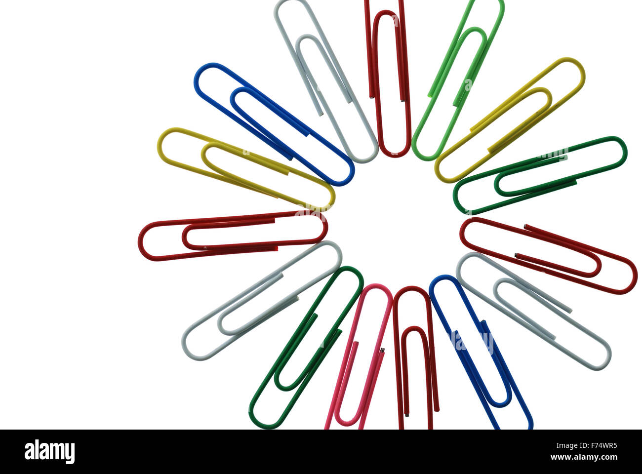 office paper clips Stock Photo - Alamy