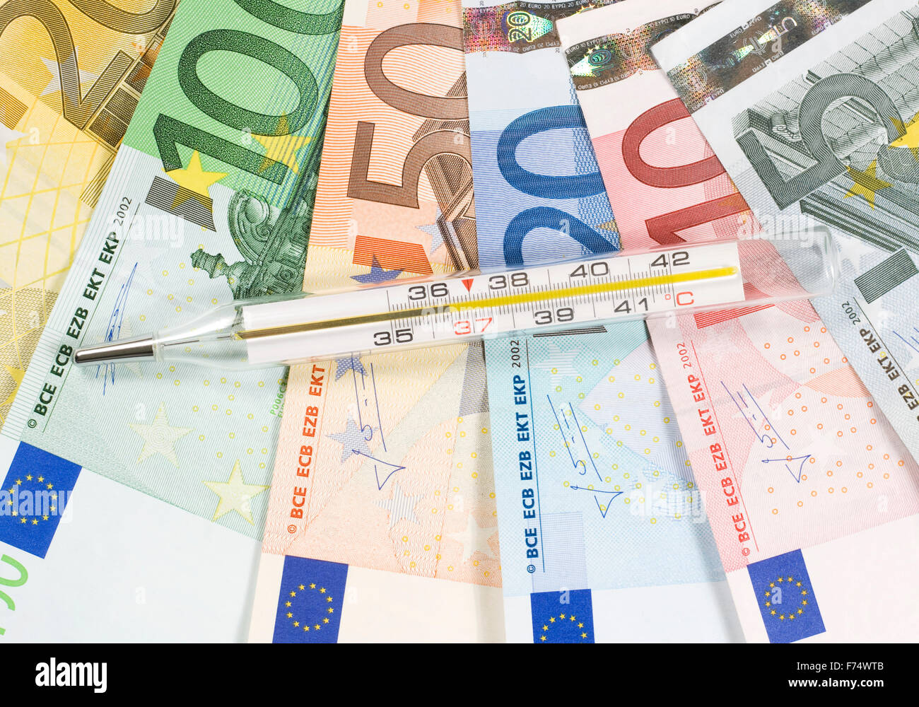 Money thermometer hi-res stock photography and images - Alamy