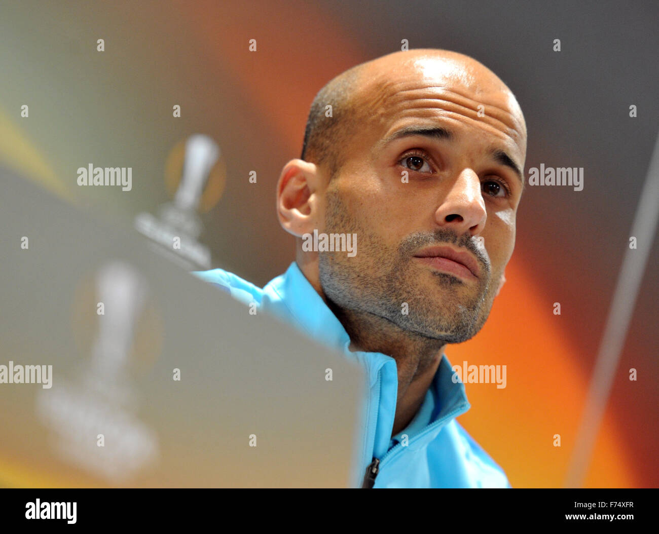 Bilbao's Mikel Rico attends a press conference of soccer club Athletic ...